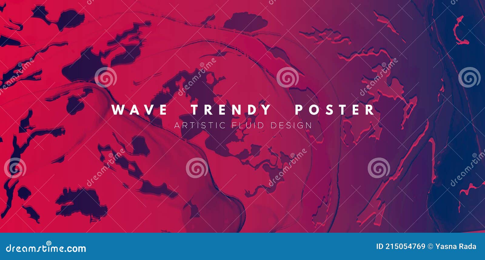 Flow Background. Blue Abstract Motion. Digital Fluid Pattern. Alcohol ...