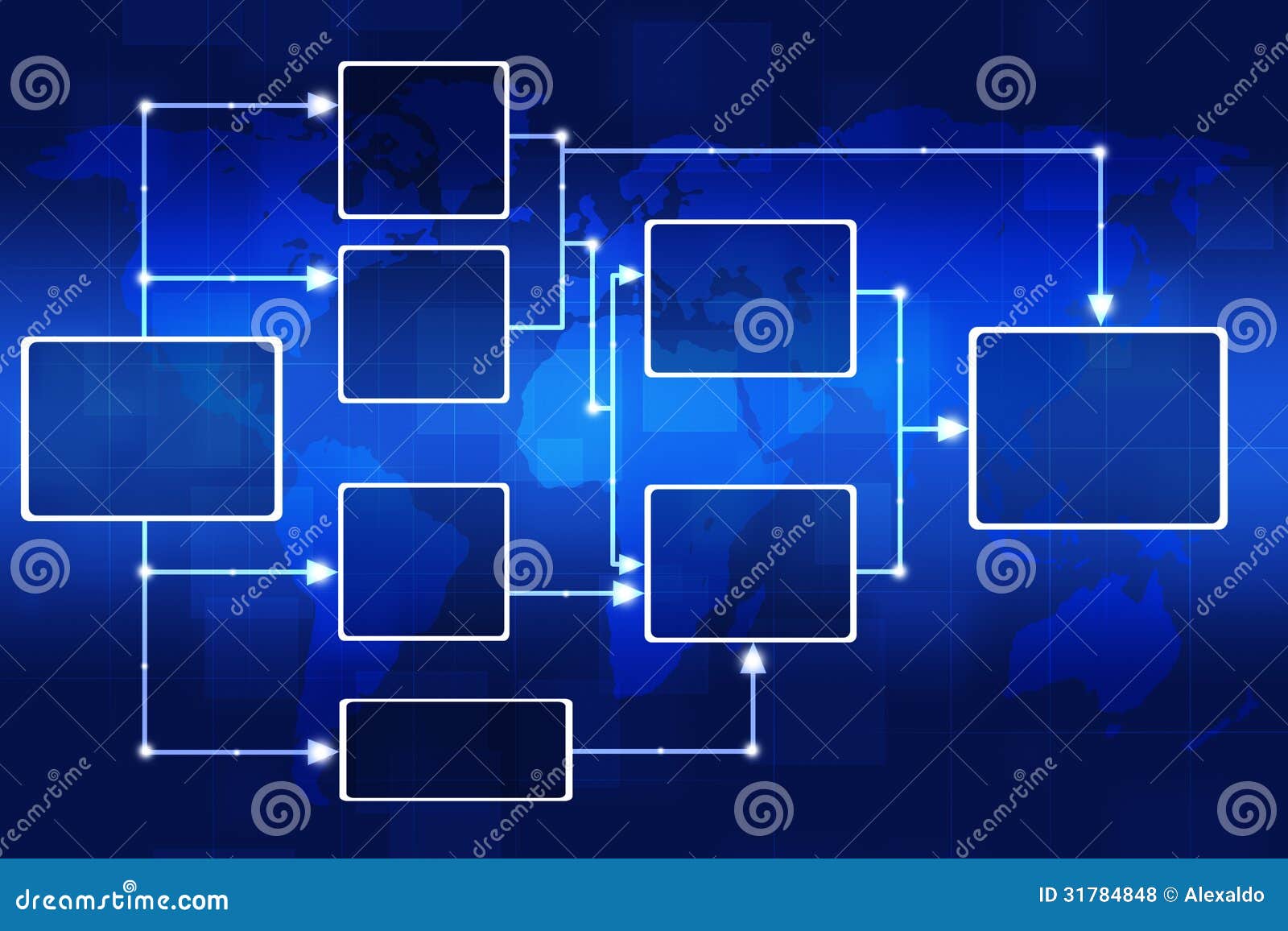 Flow Chart stock illustration. Illustration of technology - 31784848