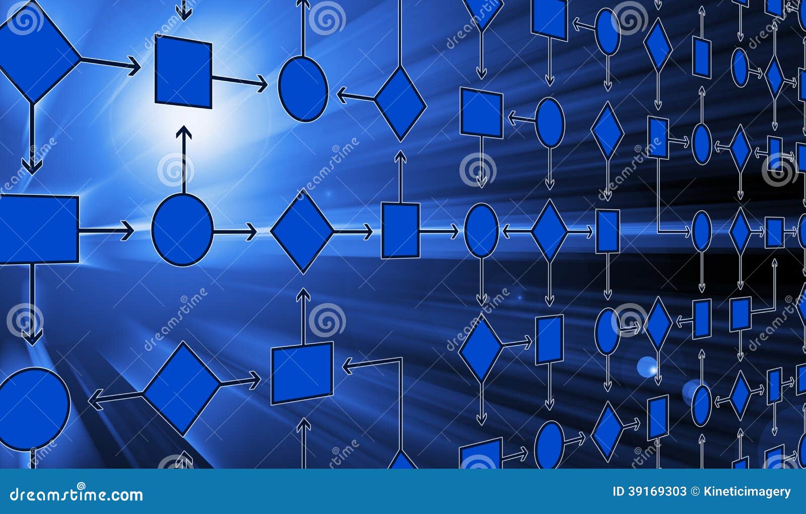 Flow chart stock illustration. Illustration of development - 39169303