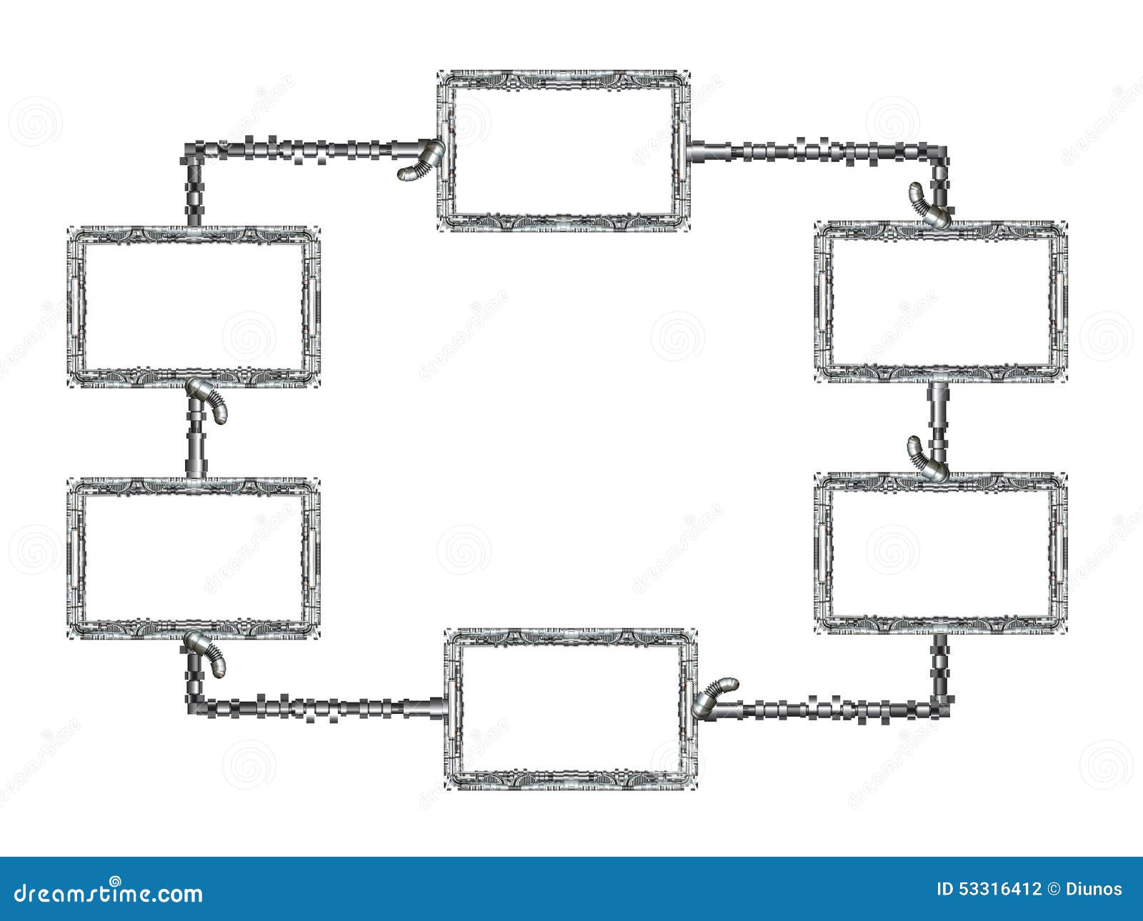 Flow Chart stock illustration. Illustration of solution - 53316412