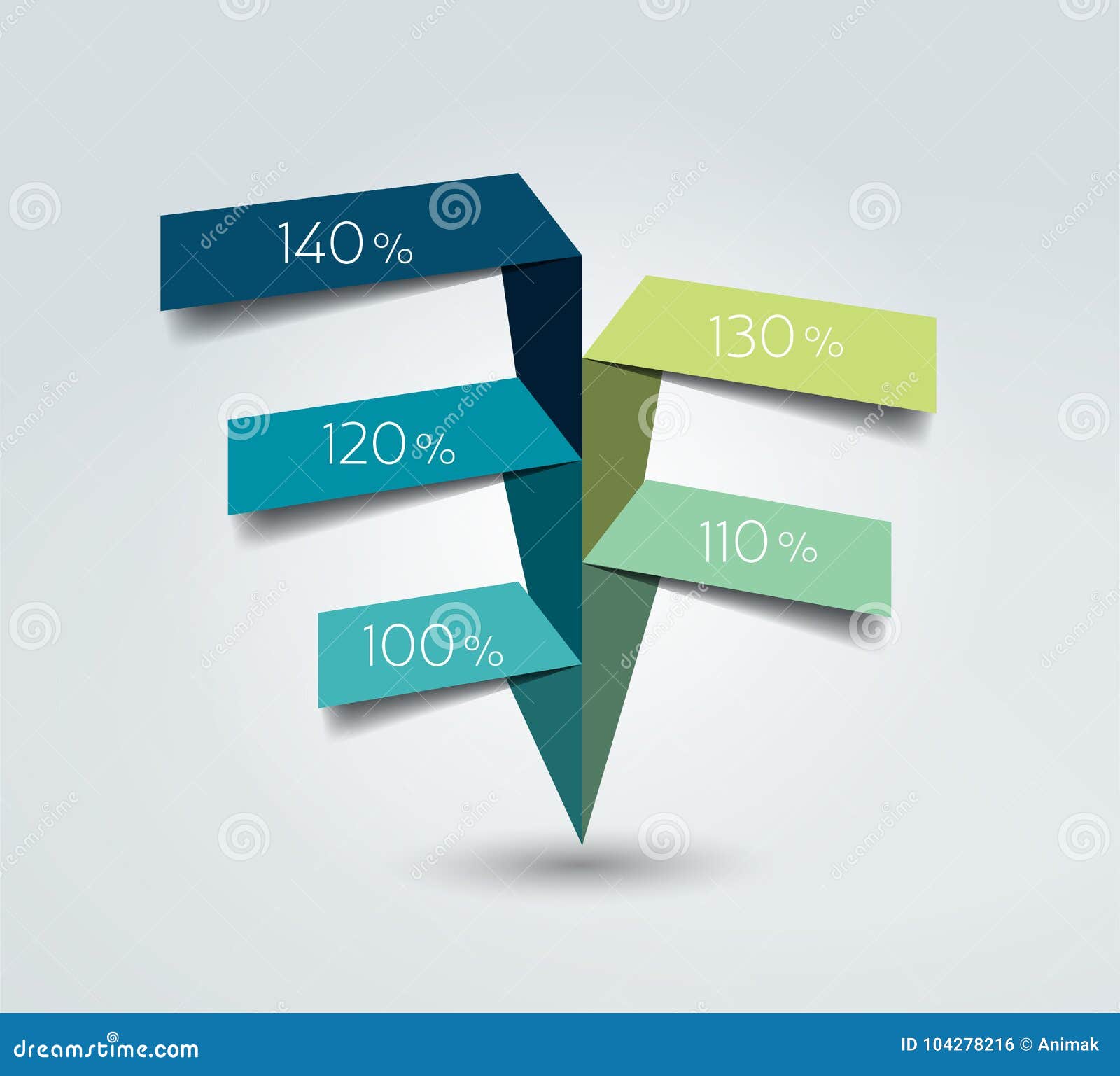 Flow Chart, Option Banner, Template, Infographic. Stock Vector ...