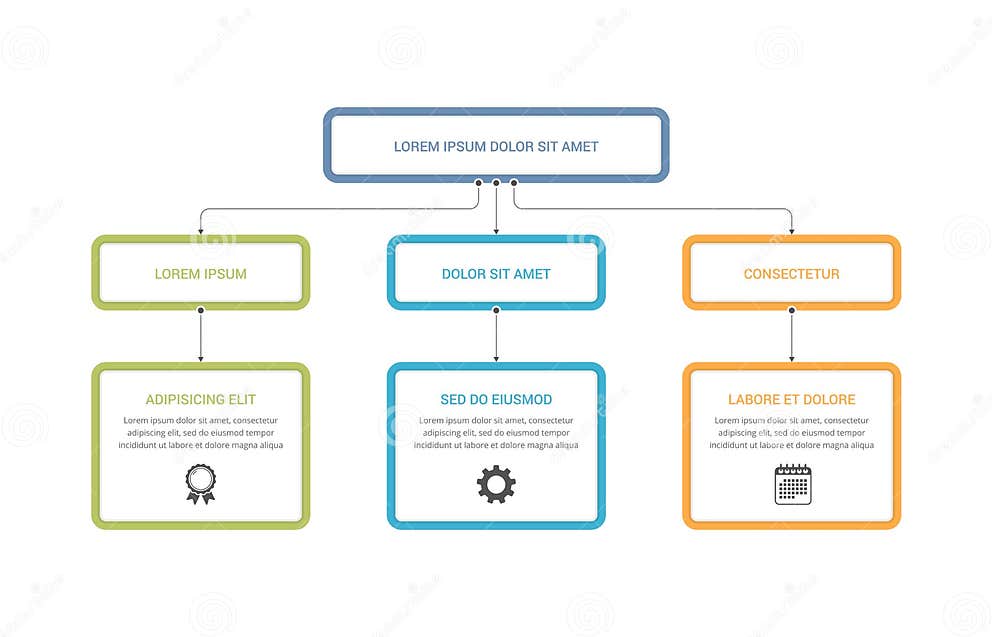 Flow Chart Template stock vector. Illustration of vector - 221780673