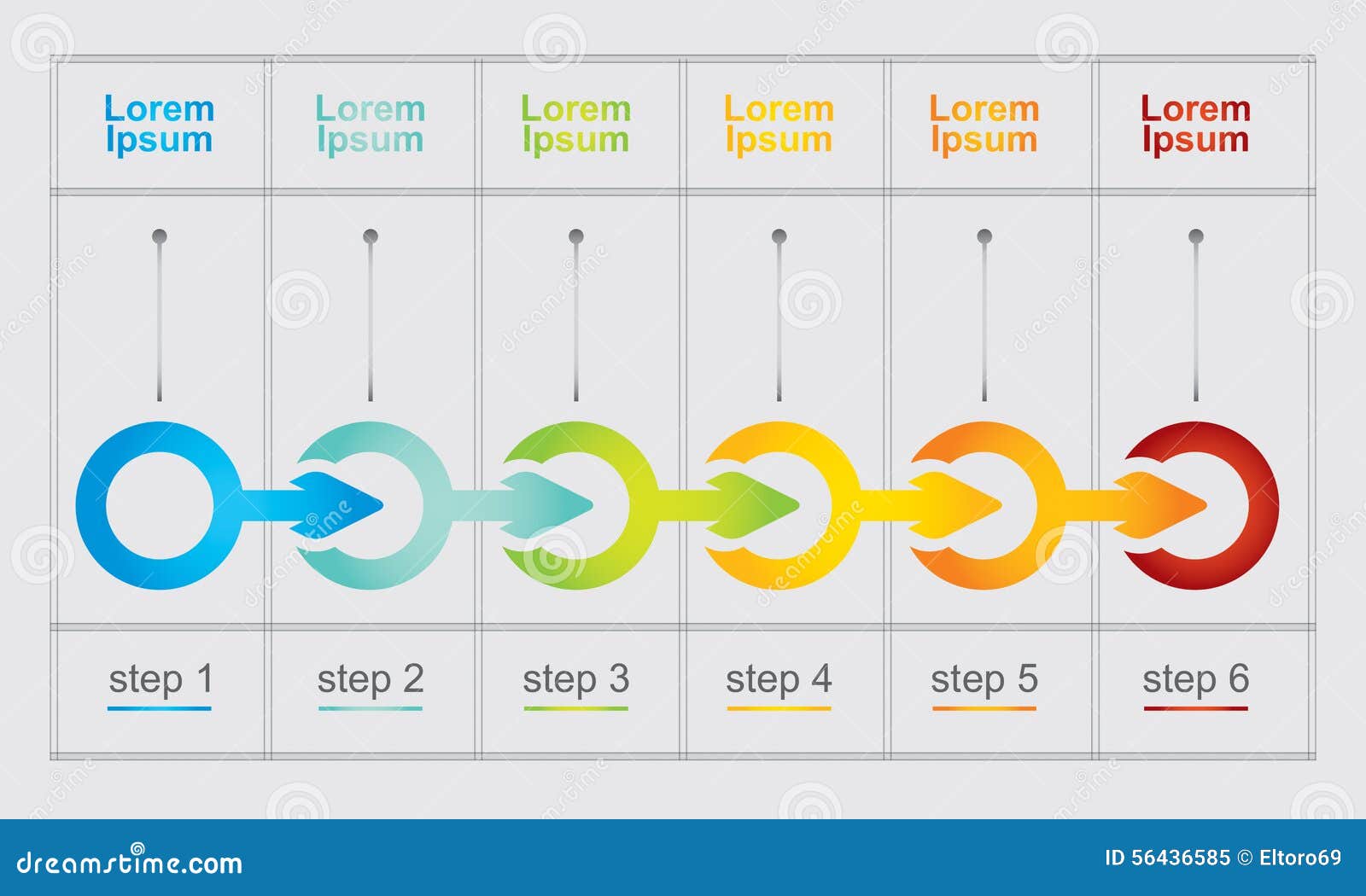 Flow chart stock vector. Illustration of frame, label - 56436585