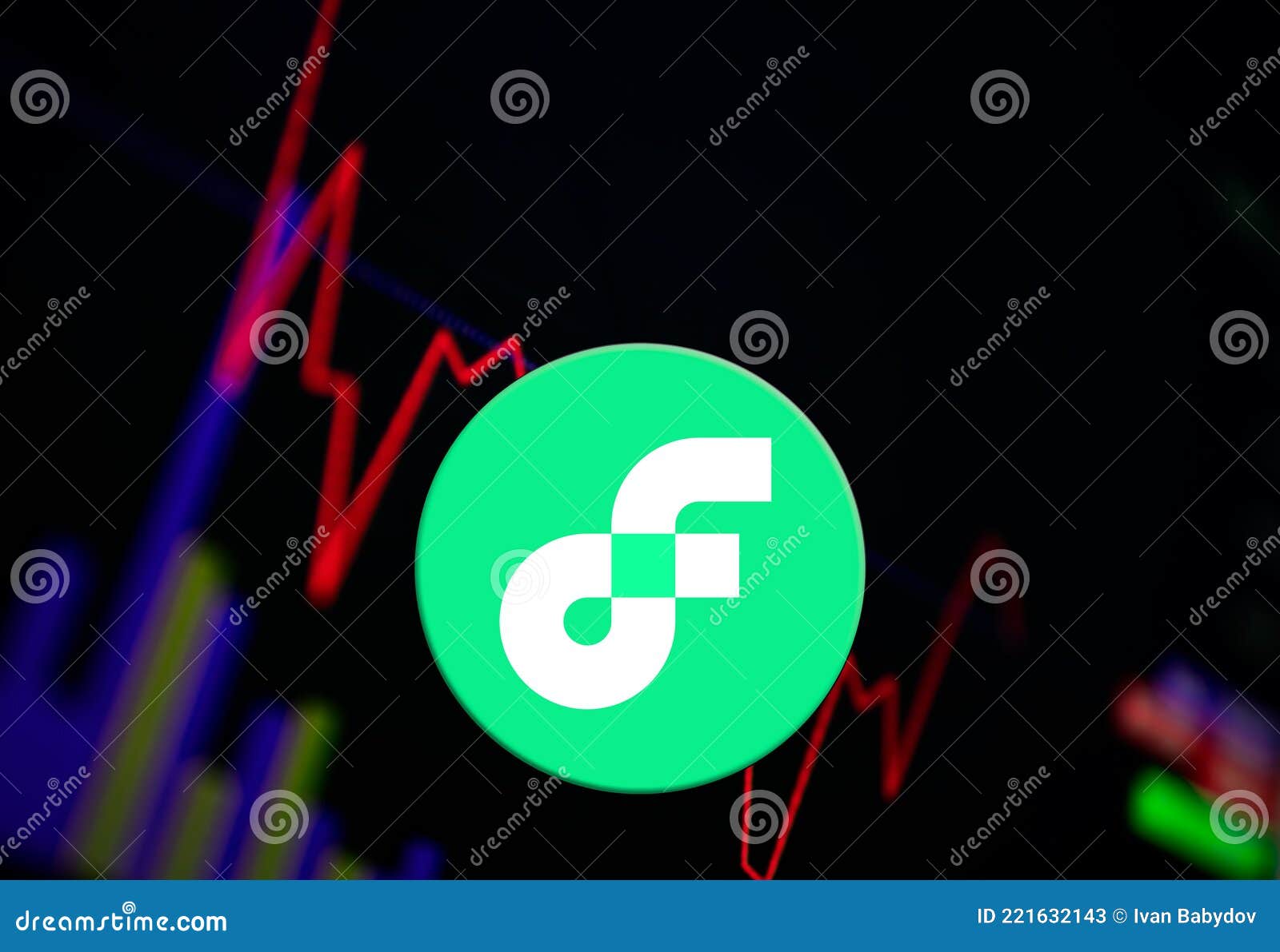 Flow FLOW Cryptocurrency. Coin Growth Chart on the Exchange, Chart ...