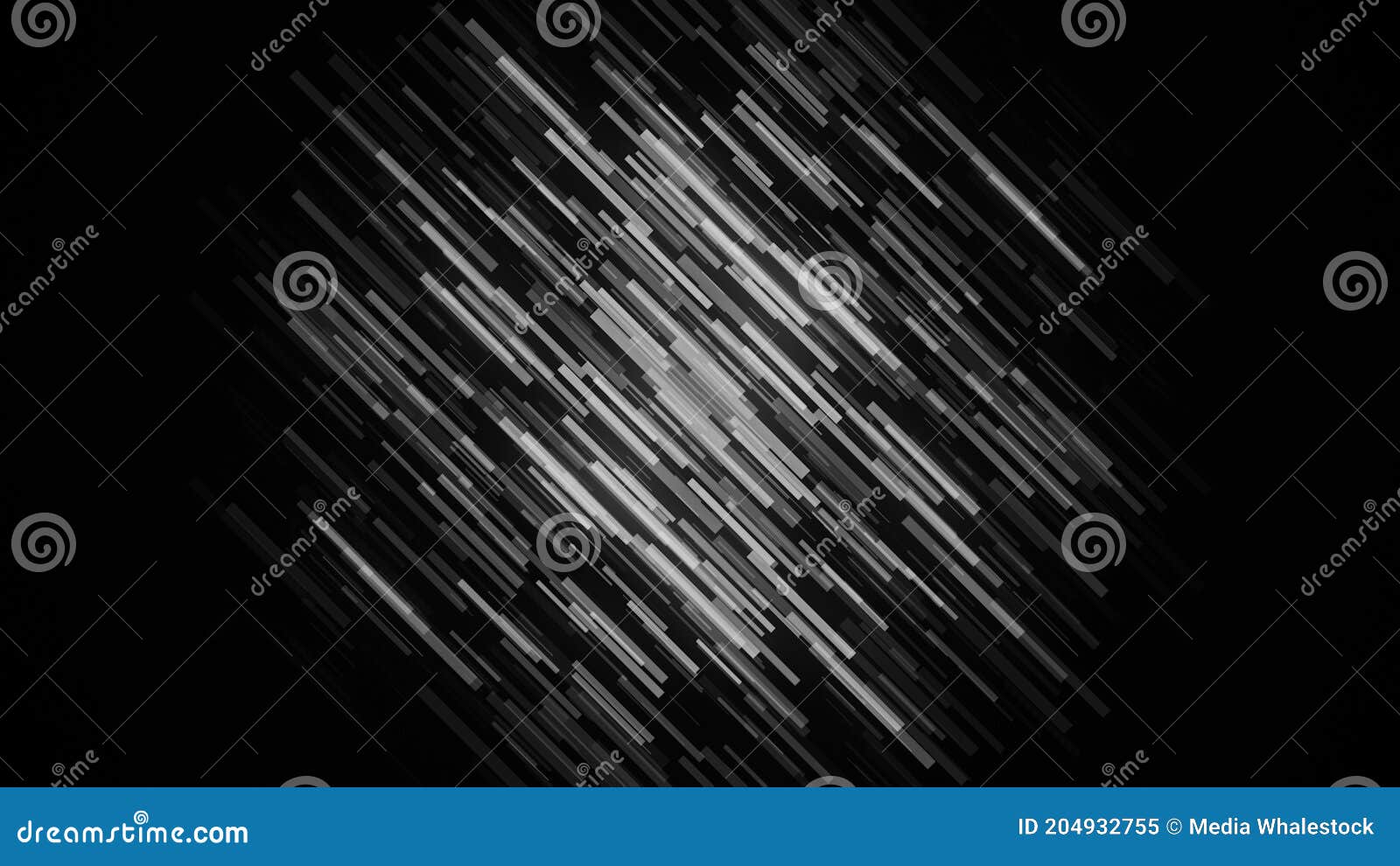 Flow Of Diagonal Lines Of Matrix. Animation. Luminous Stream Of Moving ...