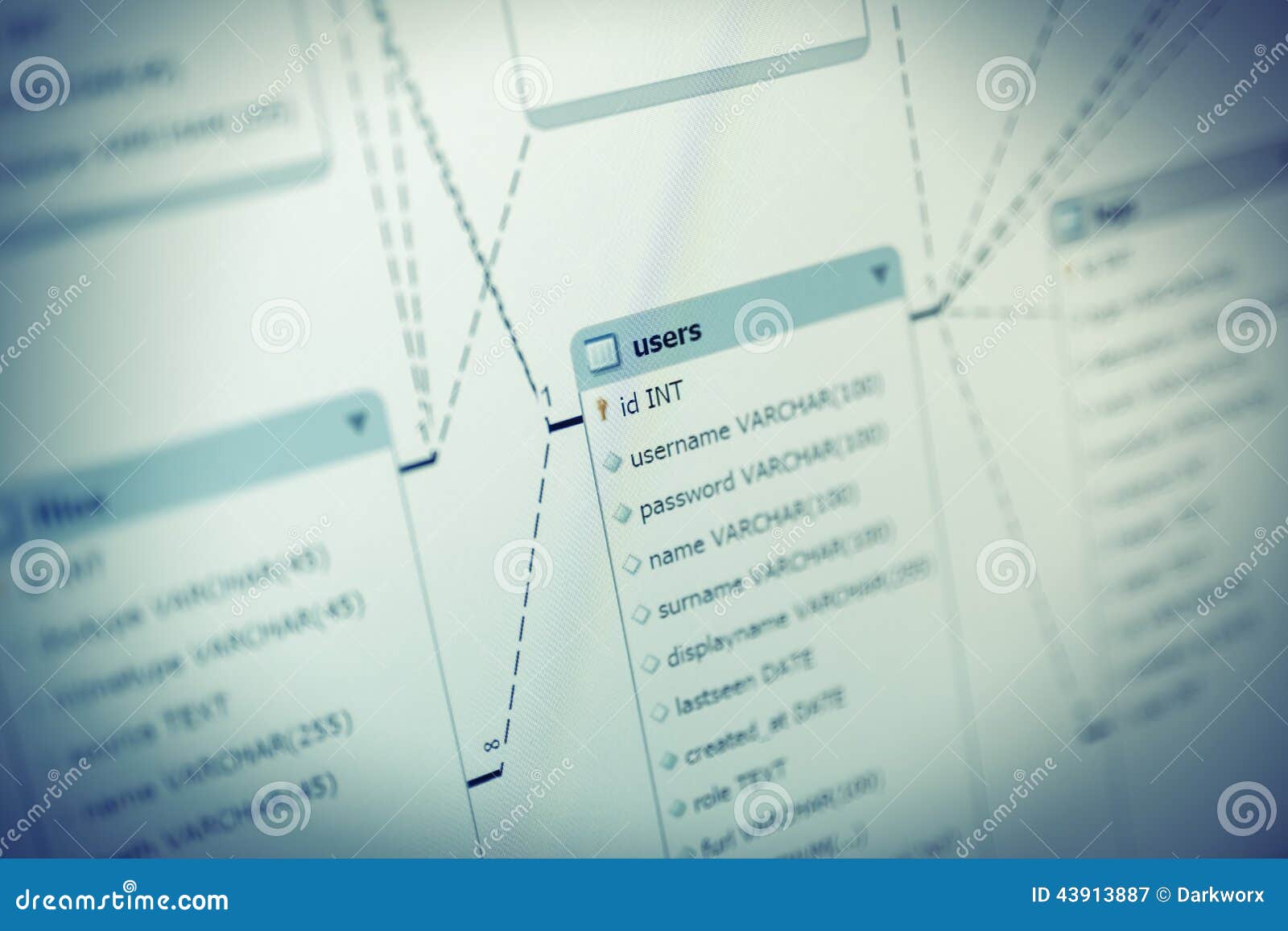 Flow Diagram of Content Management System Stock Image - Image of ...