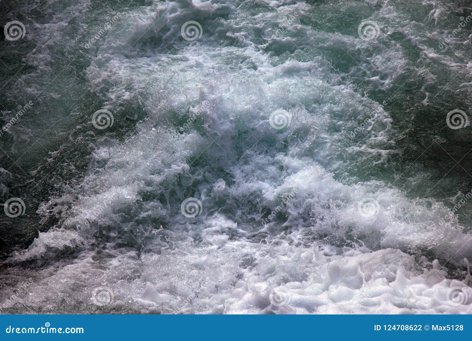 Flow of foam water stock photo. Image of cataract, linn - 124708622