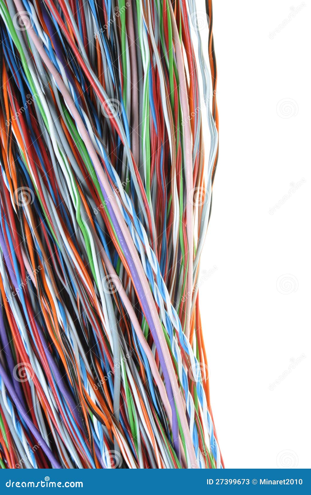 Flow of Information in Computer Networks Stock Image - Image of color ...