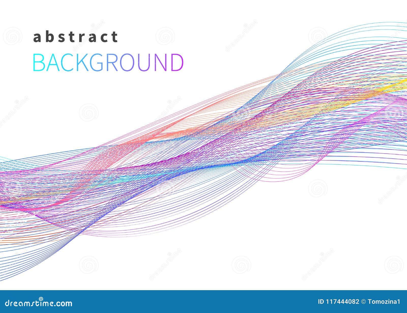 Flow Lines Vector Array. Wave Flow Lines Color Abstract Dune Background ...