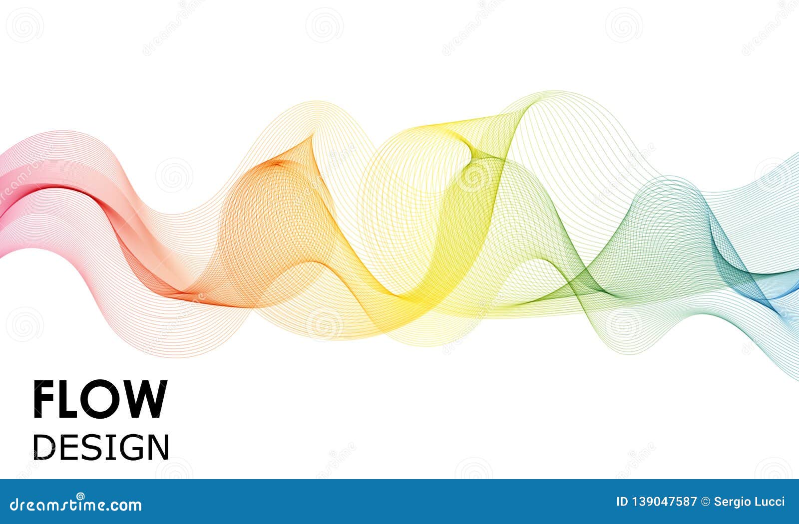 Flow Shapes Design. Liquid Wave. 3d Flow Shape. Stock Vector ...
