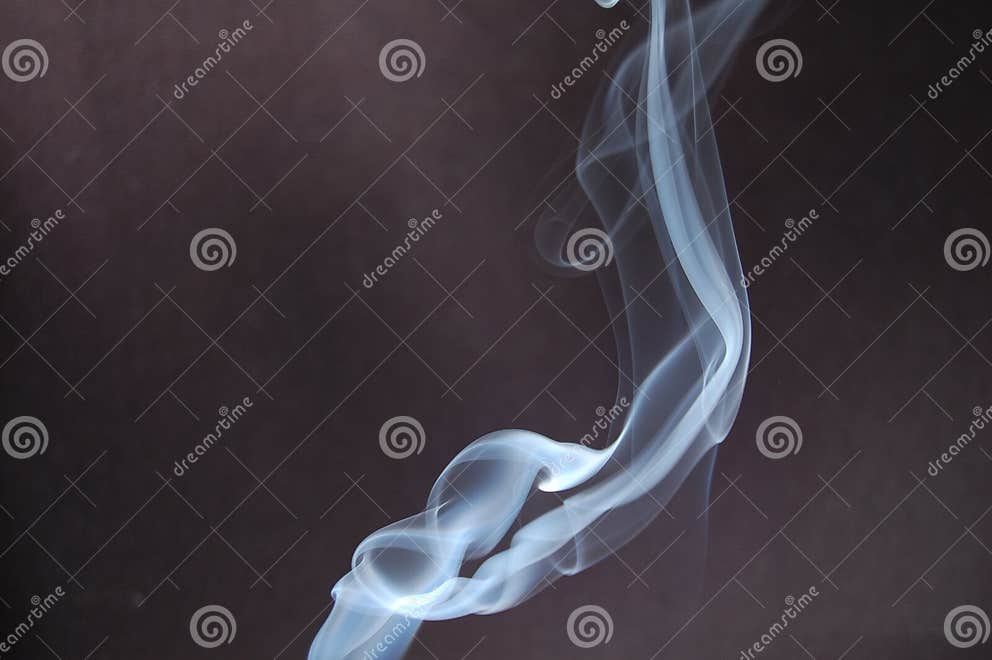 The flow of smoke stock image. Image of harm, white, focus - 65168359
