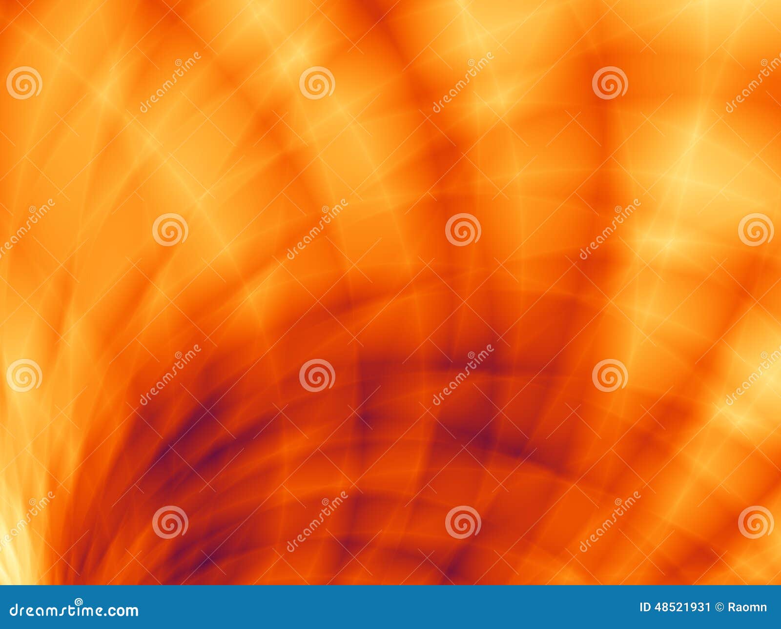 Flow Summer Orange Web Pattern Stock Illustration - Illustration of ...