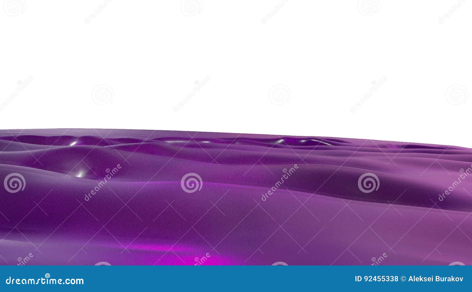 Flow of Violet Liquid Like Juice Splattering on White Background and ...
