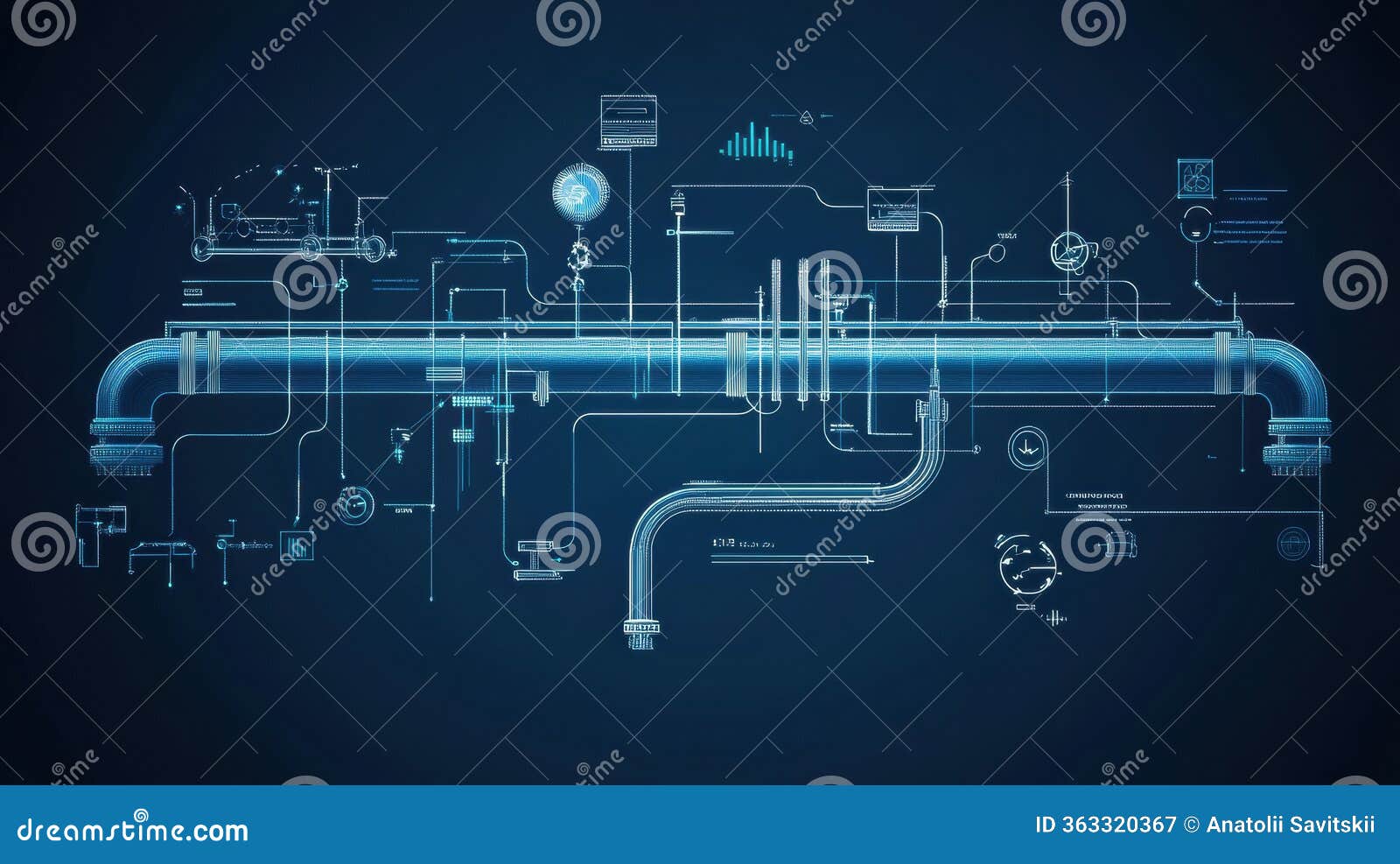 Flow Visualization of Gas Pipelines with Minimalist Design and ...