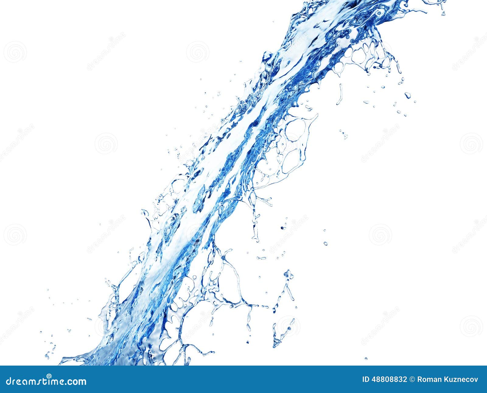 The flow of water stock illustration. Illustration of drop - 48808832