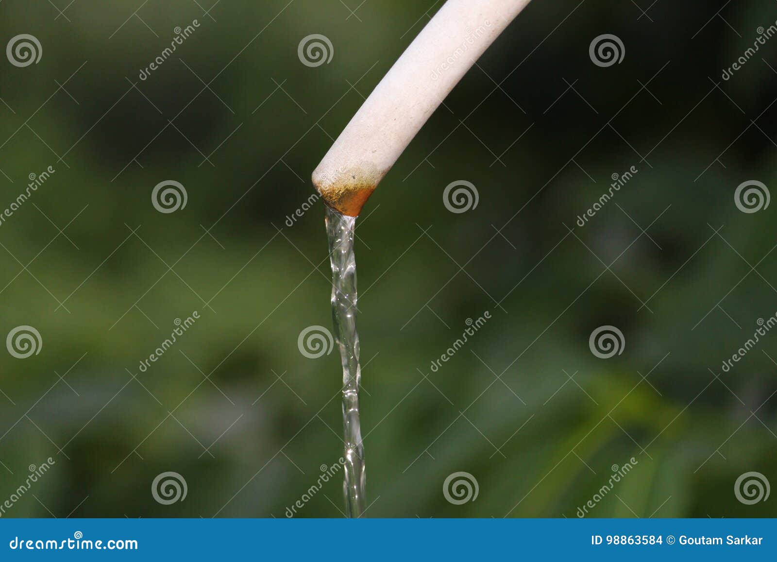 Flow of Water by Water Pipe Stock Photo - Image of 700d, canon: 98863584