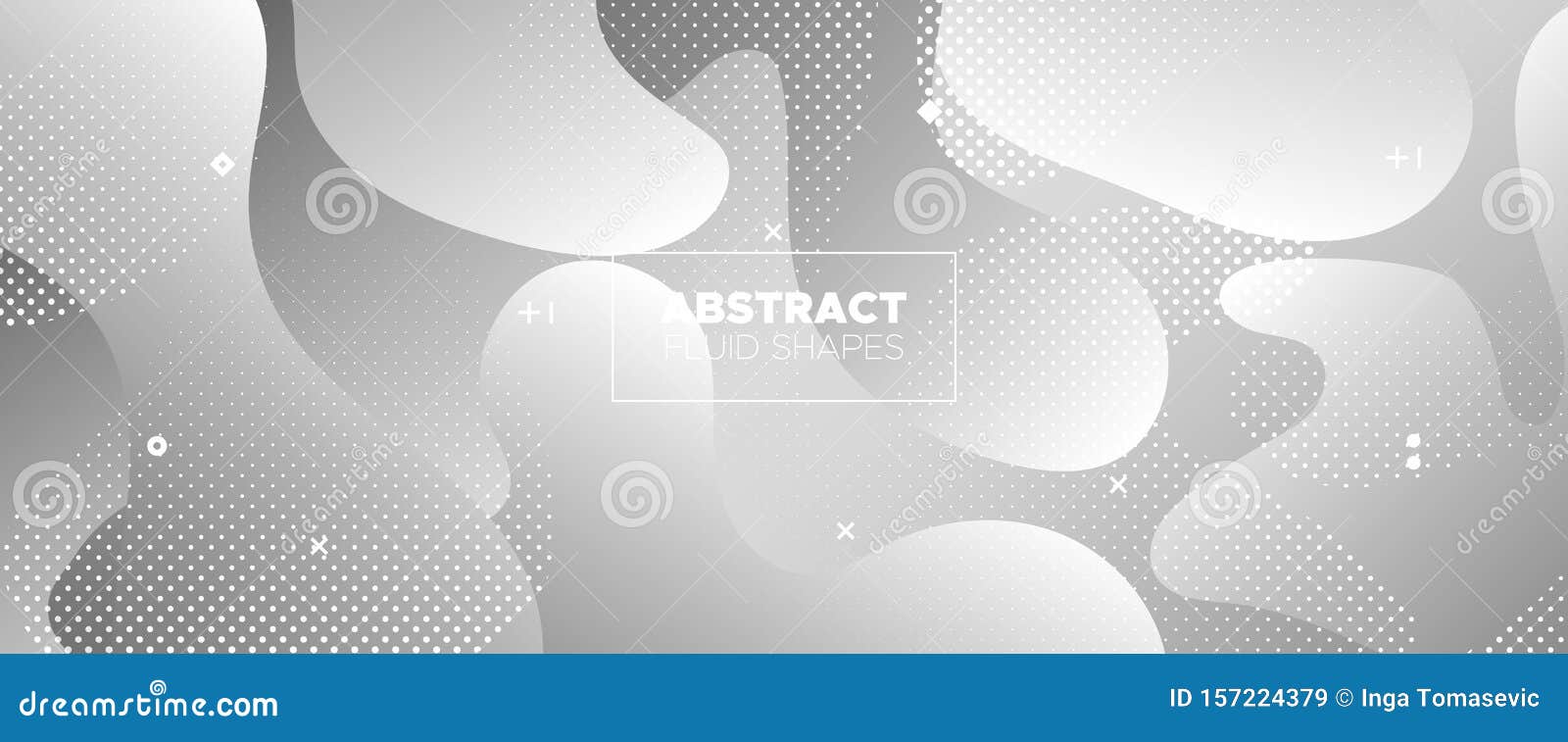 Flow Wave Poster. Monochrome Gradient Template Stock Vector ...