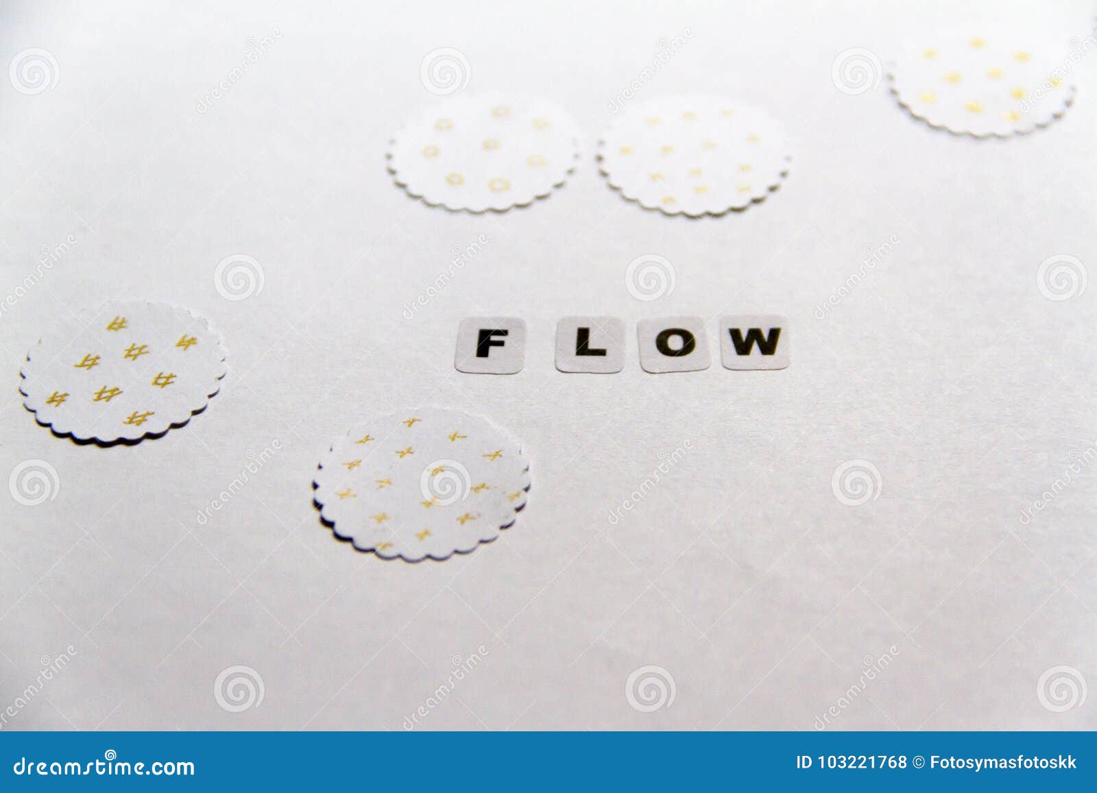Flow Word Written in Black Letters Stock Photo - Image of music, rhythm ...