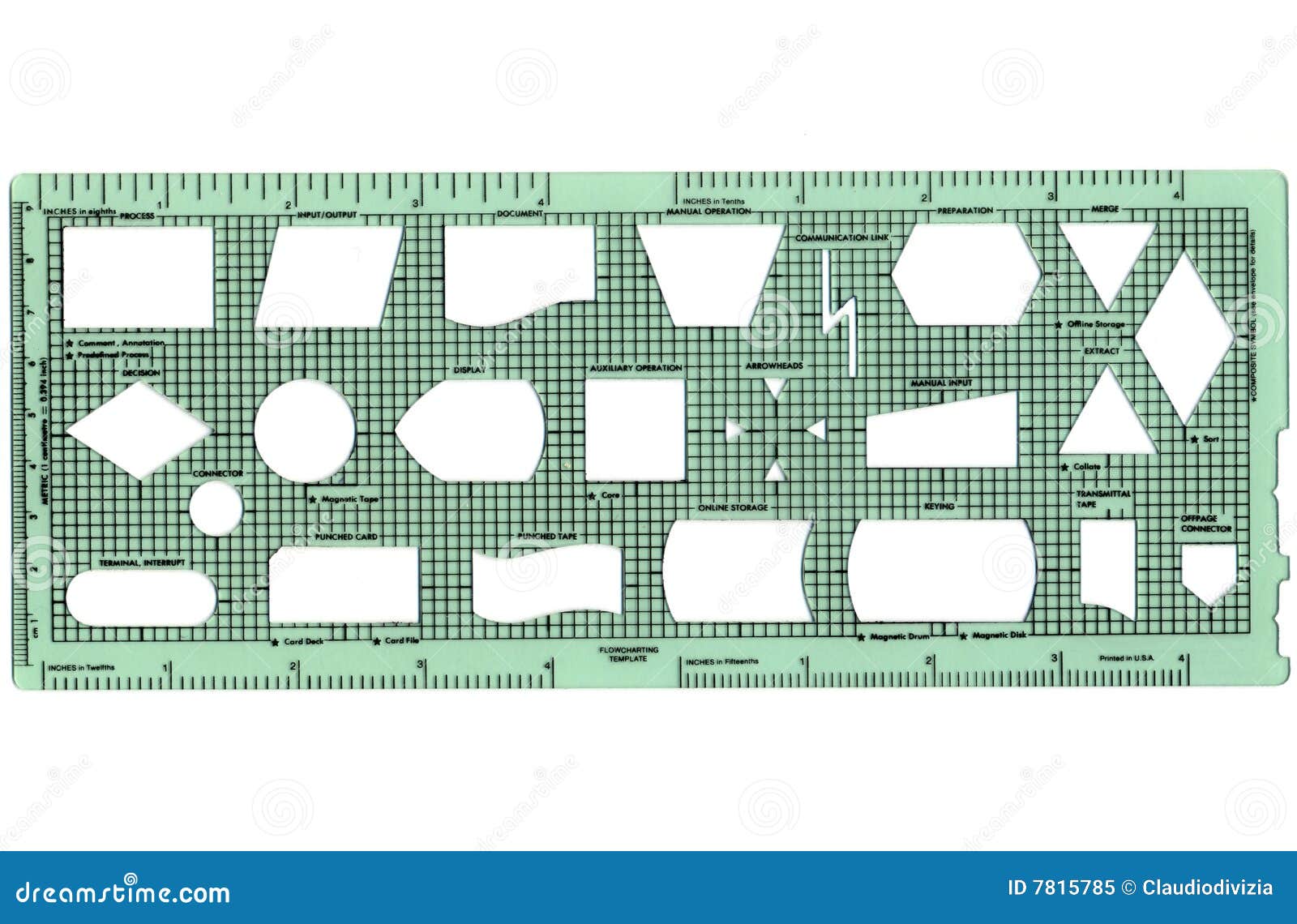Flowchart stock image. Image of plastic, ruler, engineering - 7815785