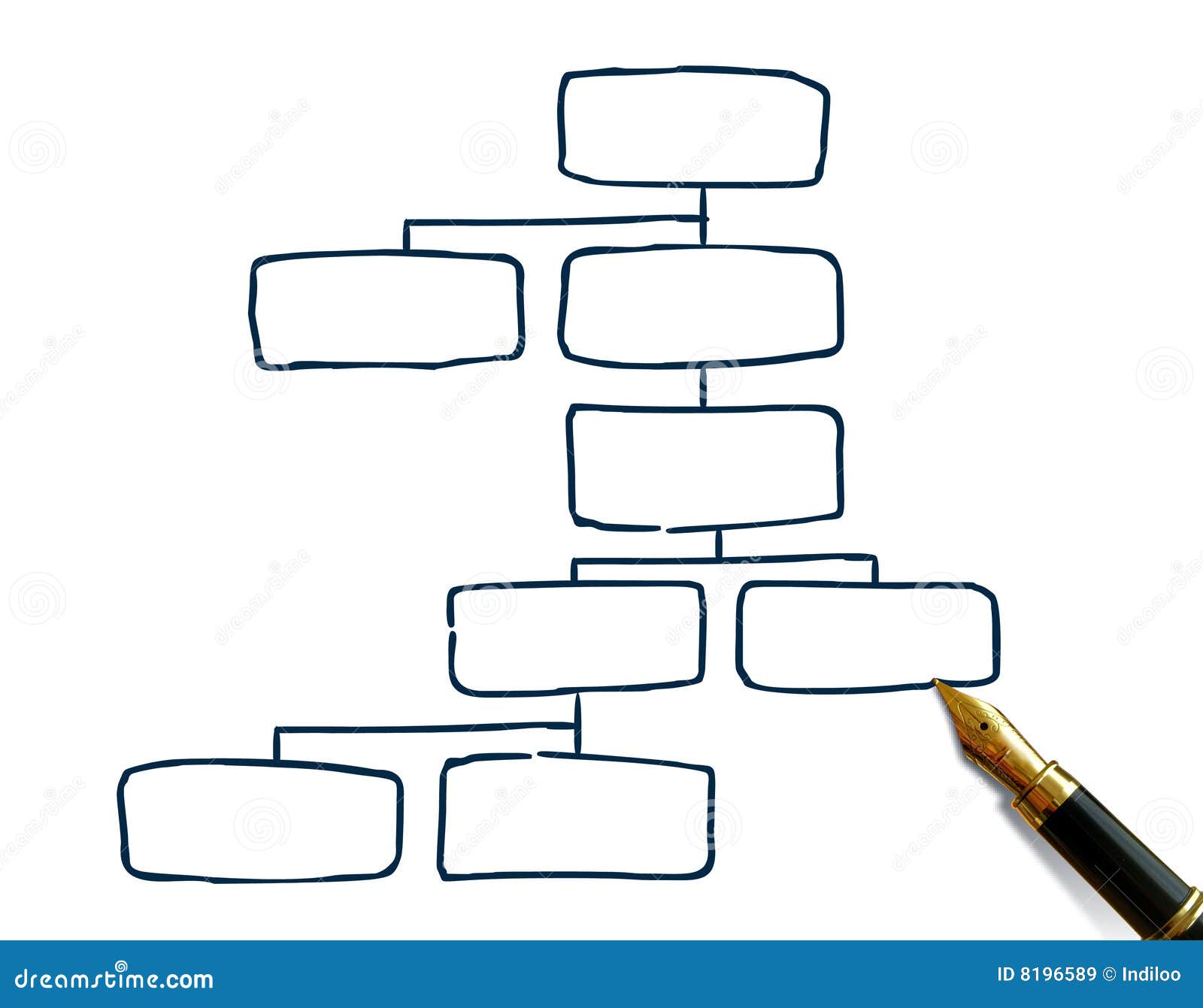 Blank Flowchart Vector Infographic Elements Set | CartoonDealer.com ...