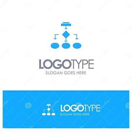 Flowchart, Algorithm, Business, Data Architecture, Scheme, Structure, Workflow Blue Solid Logo ...
