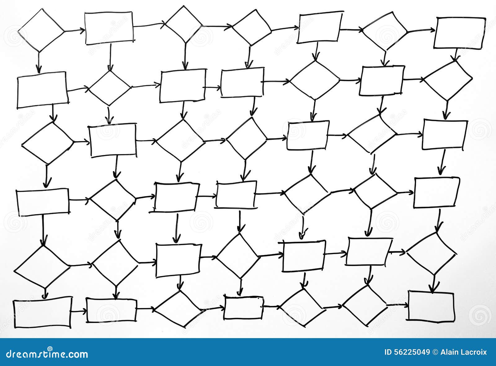 Flowchart stock image. Image of chart, networking, assessment - 56225049