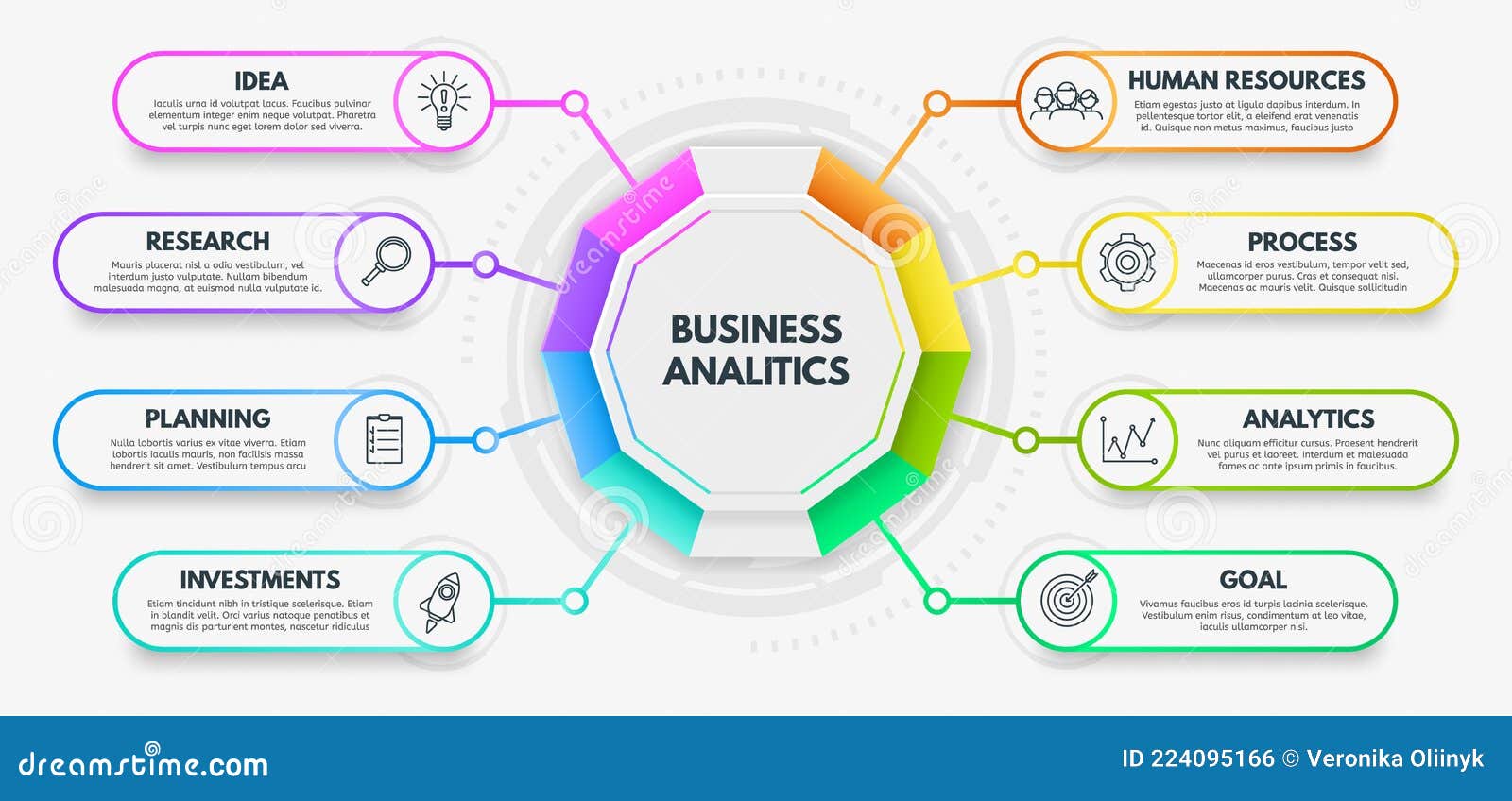 Flowchart Business Infographic. Business Timeline Flowchart Diagram ...