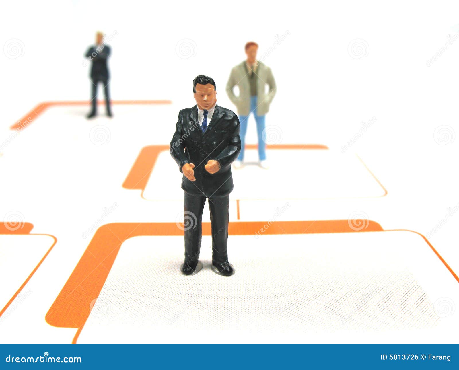 People In Flowchart Stock Image | CartoonDealer.com #5813719