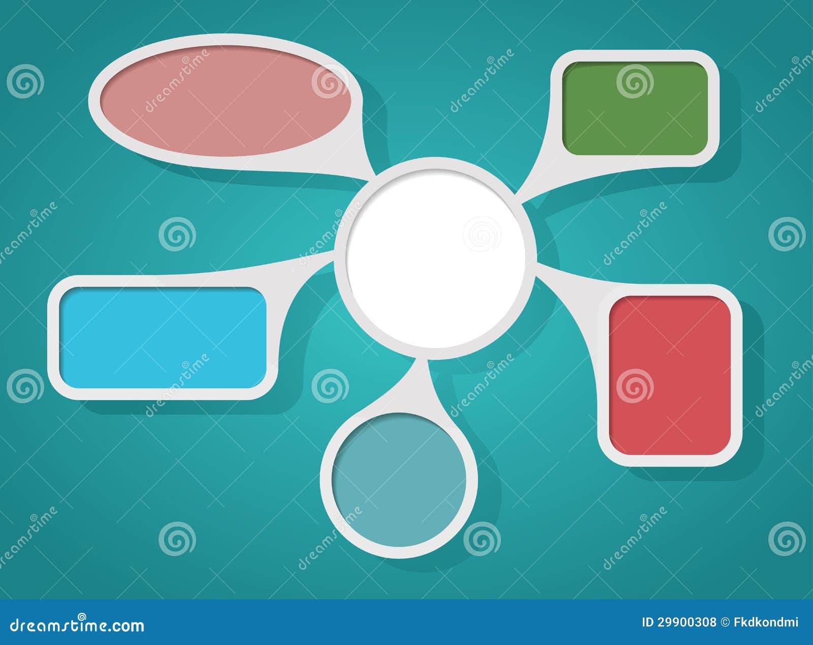 Flowchart. stock vector. Illustration of blue, form, ideas - 29900308