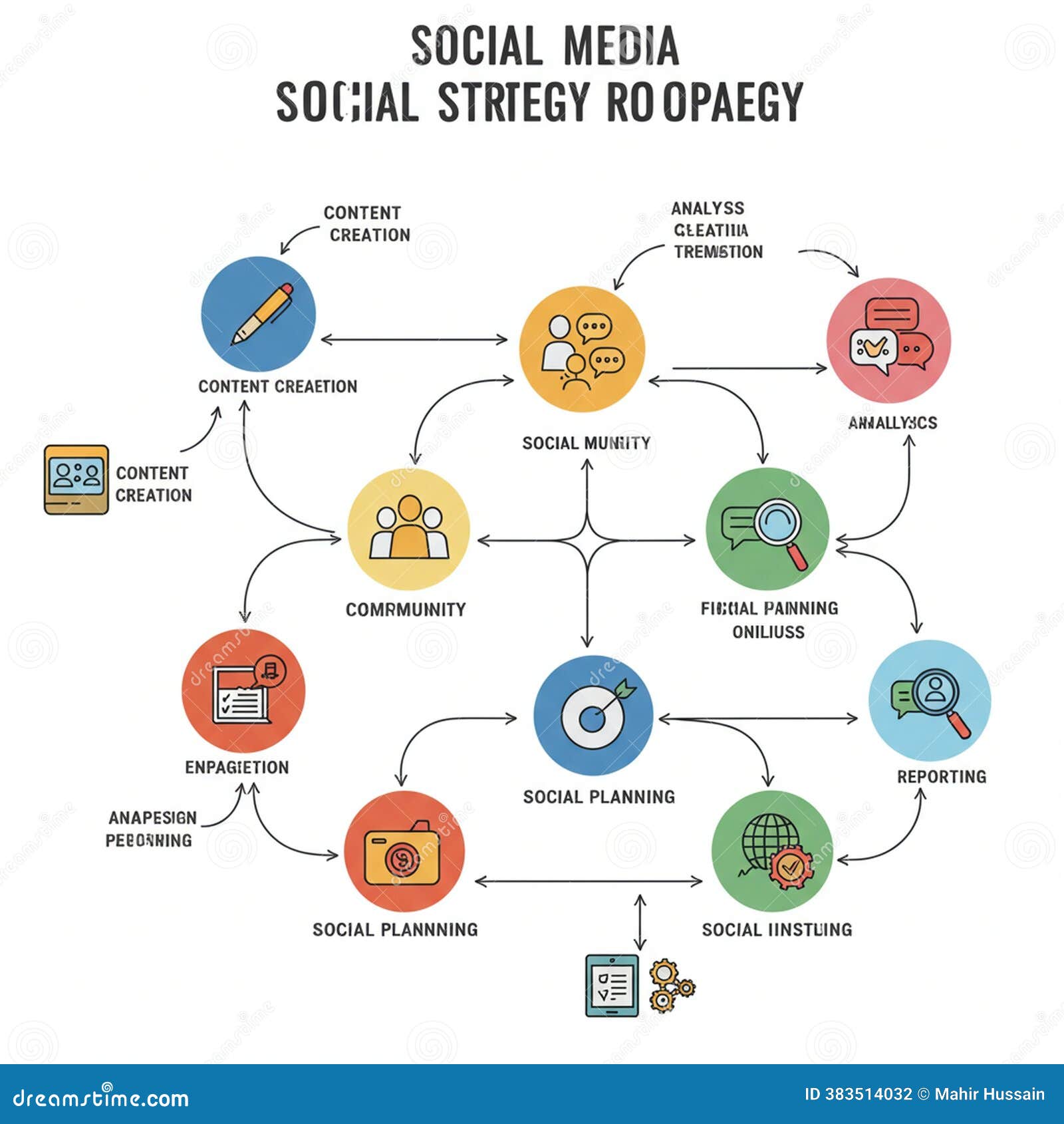 Flowchart Depicting Protein Folding Stages And Mechanisms In A Clear ...