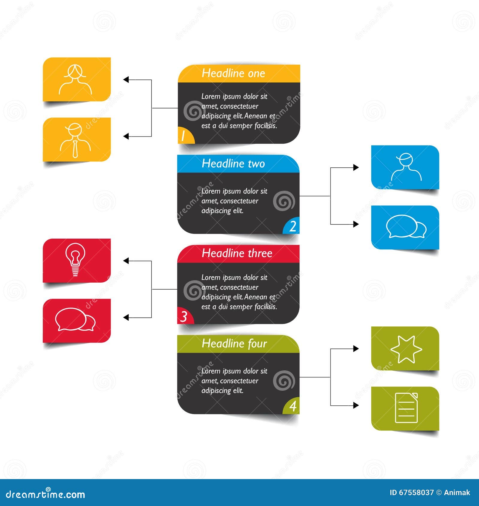 Flowchart diagram, scheme. stock vector. Illustration of plan - 67558037