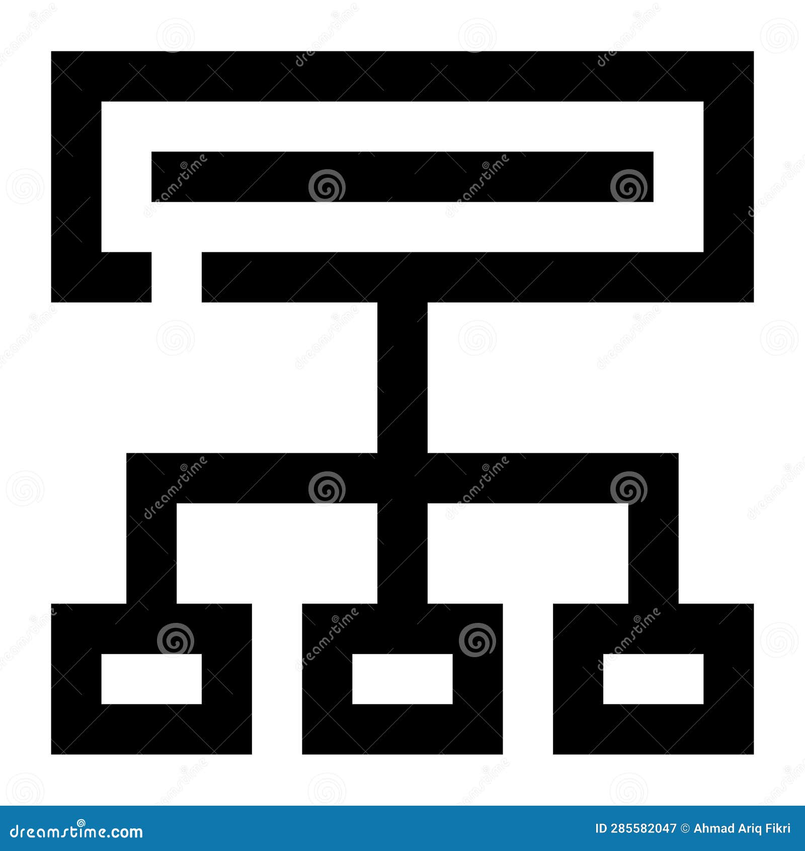 Flowchart Icon. Internet Technology Concept Stock Vector - Illustration ...