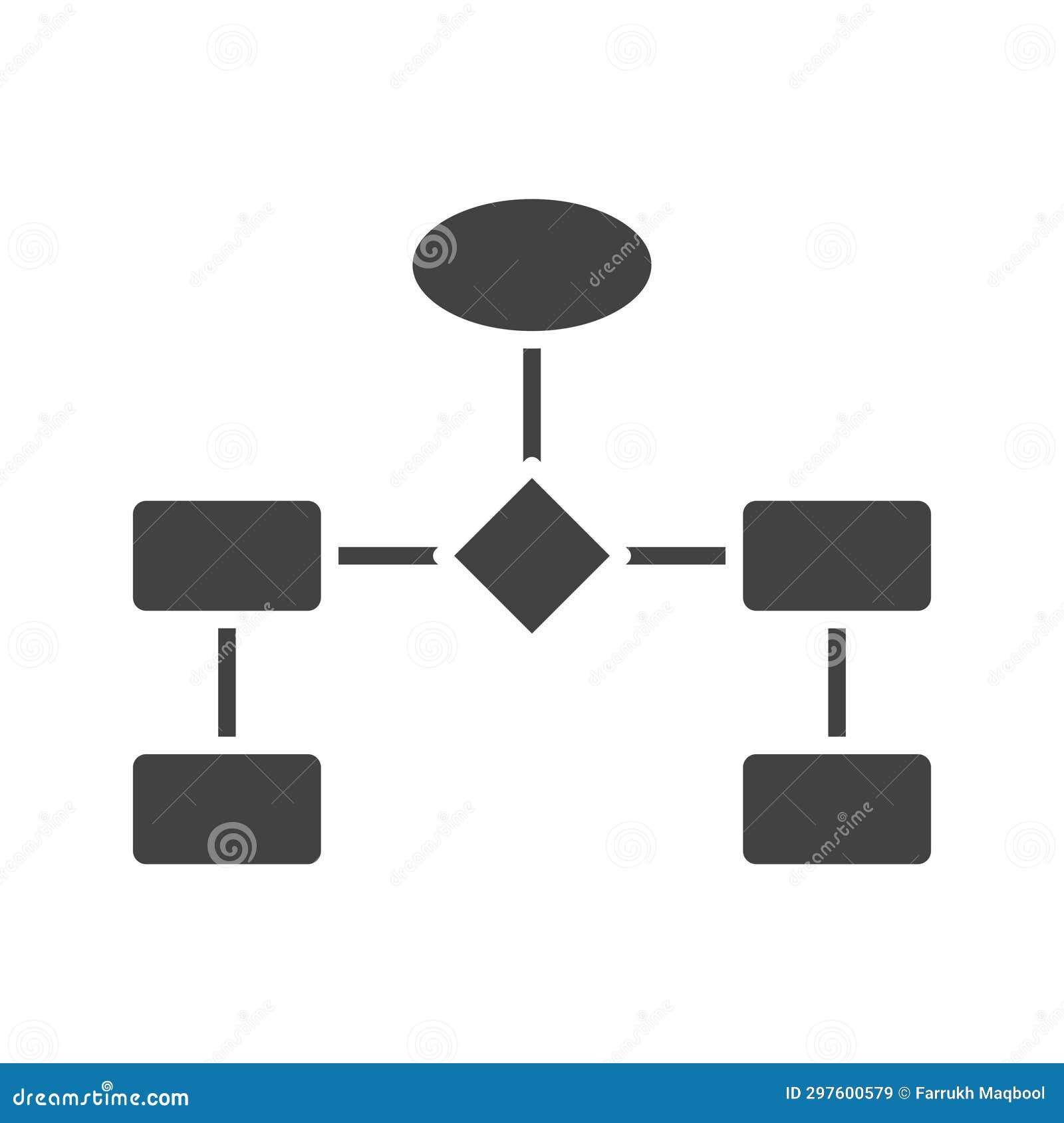 Flowchart Icon From Collection. Cartoon Vector | CartoonDealer.com ...
