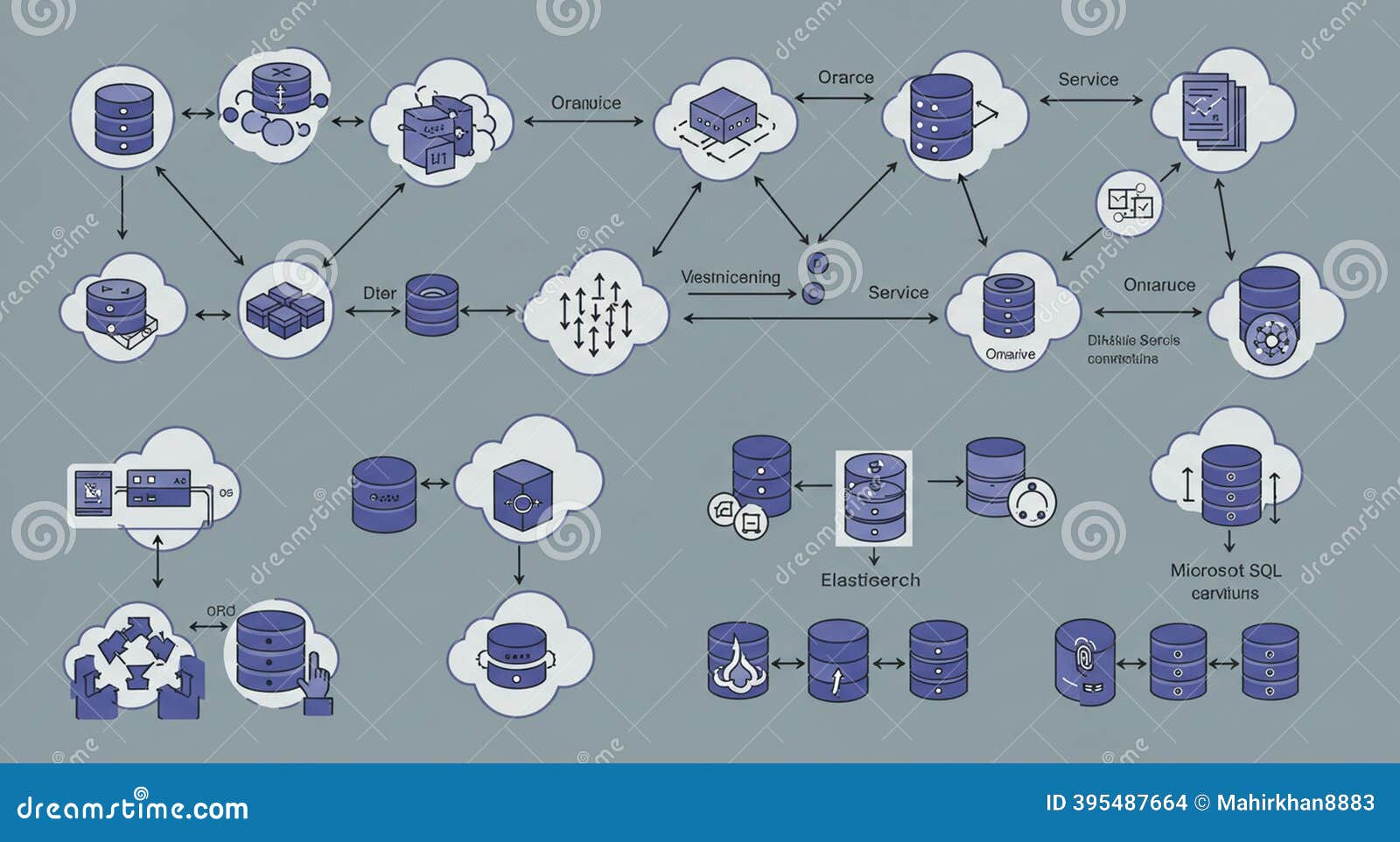 Flowchart Illustrating A Recycling Process In A Design Style. Central Recycling Symbol Royalty ...
