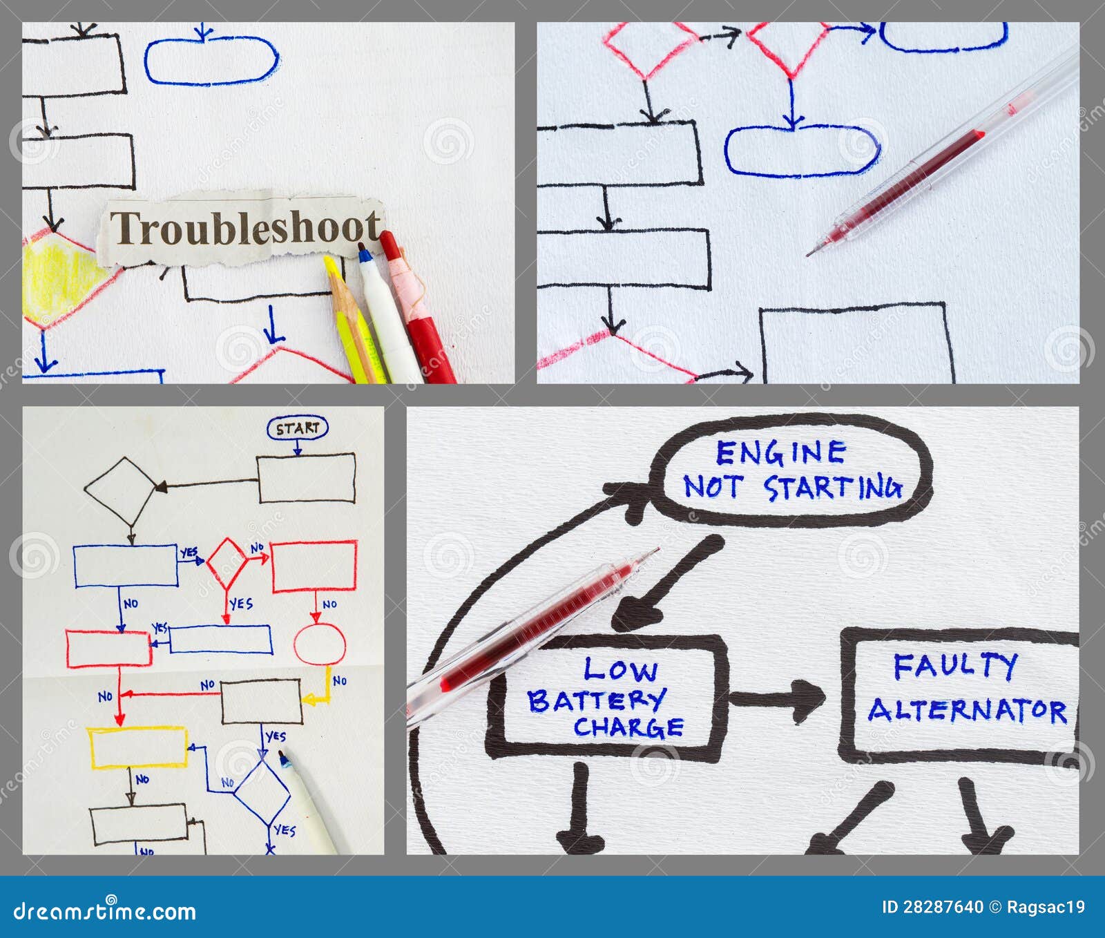 Collaboration Flowchart Hand Drawing On Whiteboard Royalty-Free Stock ... Collaboration Flowchart Hand Drawing On Whiteboard Royalty-Free Stock ...