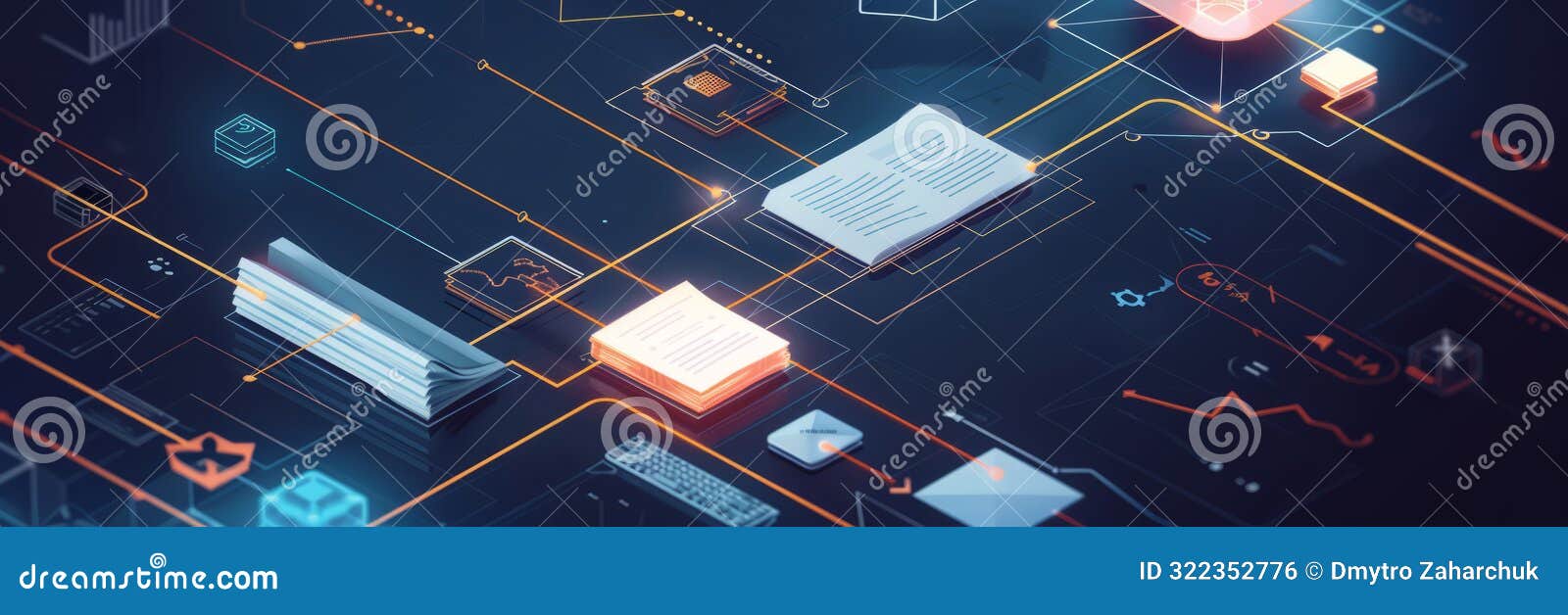 Flowchart, the Process of Transition from Paper To Digital Document ...