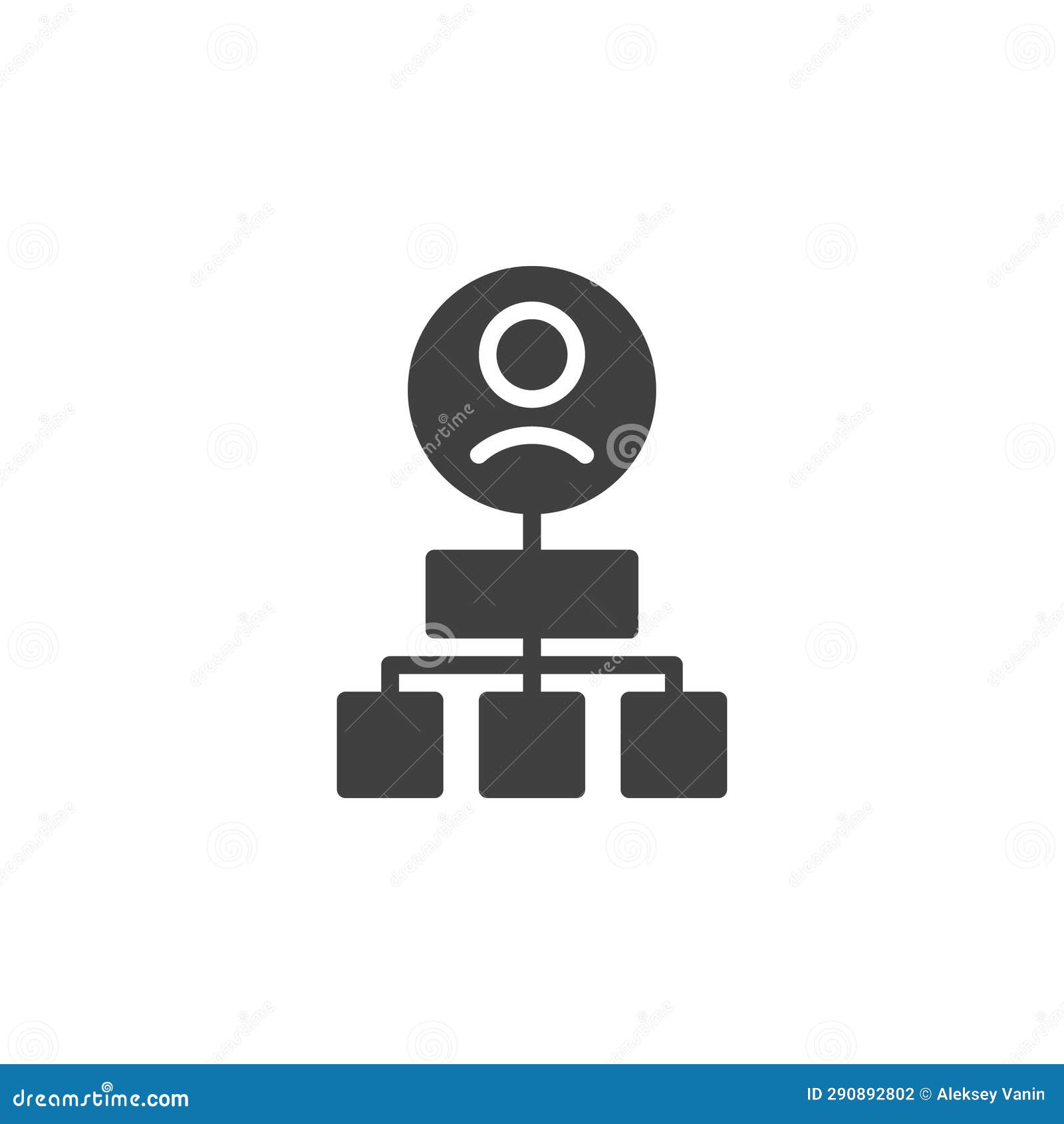 Flowchart Scheme Vector Icon Stock Vector - Illustration of pictogram ...