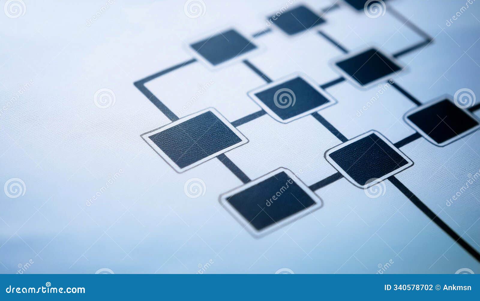 Flowchart Showing Various Steps Of A Process, Representing Workflow, Stages, And Methodology ...