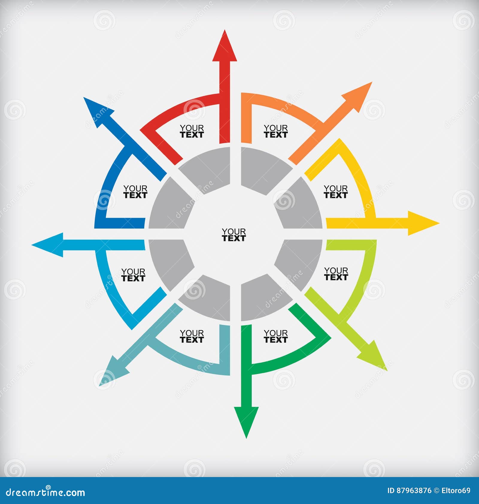 Flowchart Template Vector Illustration | CartoonDealer.com #100589360