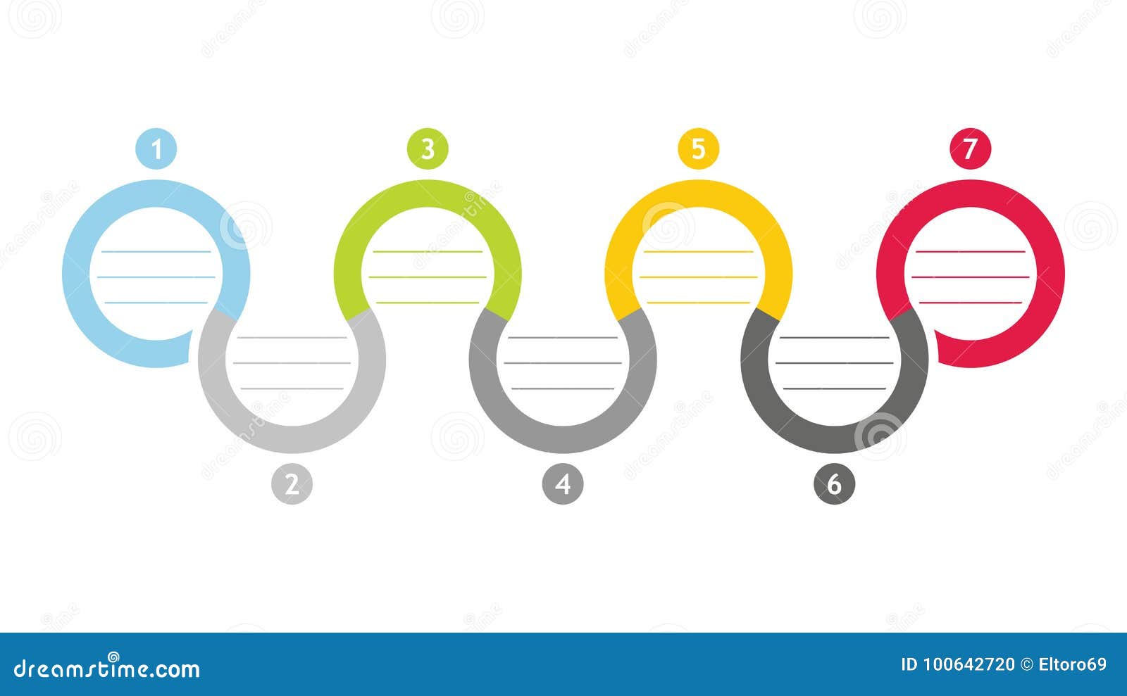 Flowchart template stock vector. Illustration of idea - 100642720