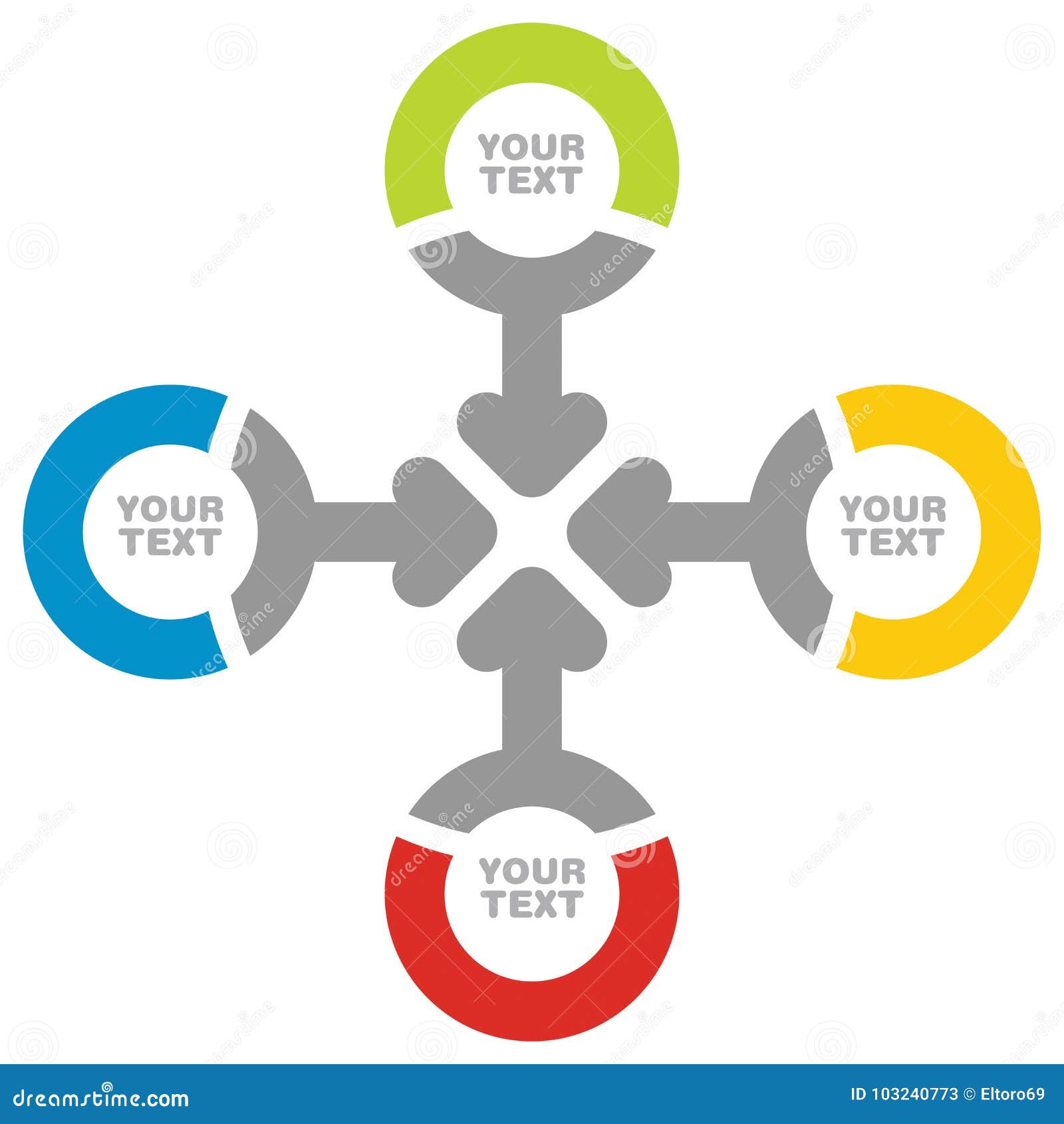 Flowchart Template Cartoon Vector | CartoonDealer.com #103240773
