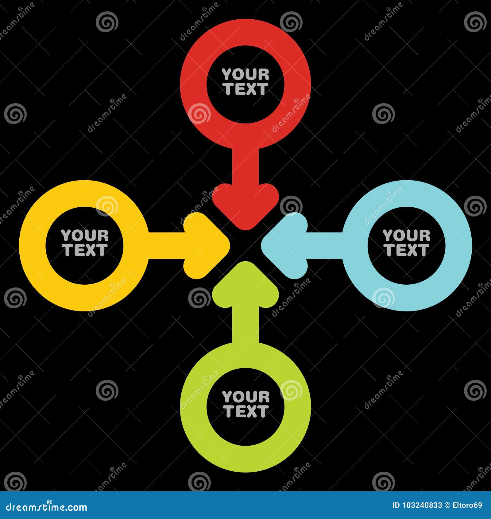 Flowchart template stock vector. Illustration of concept - 103240833
