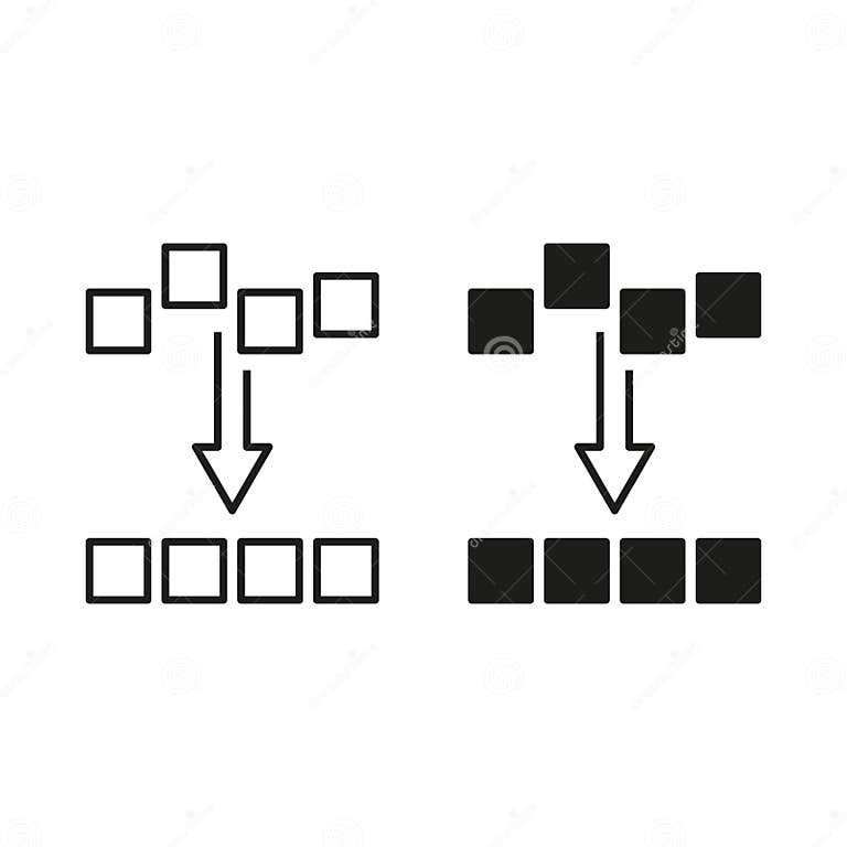 Flowchart Vector Icons. Process Diagram Elements. Organizational ...