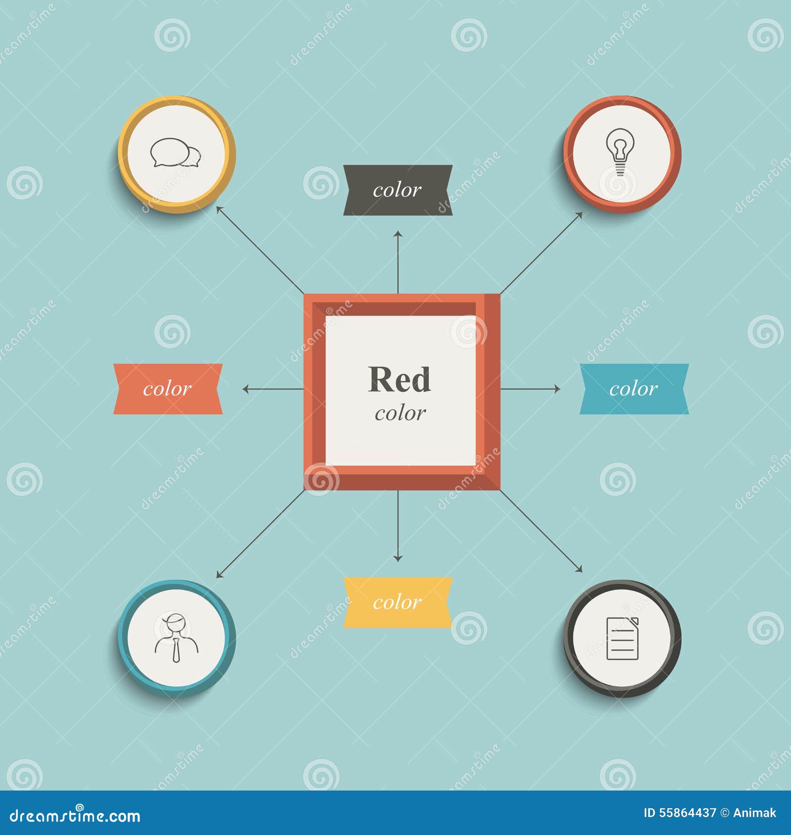 Flowchart, Workflow Chart. Cartoon Vector | CartoonDealer.com #55864437