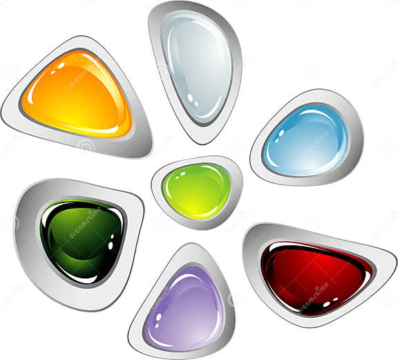 Flower stock vector. Illustration of pattern, plastic - 9485232