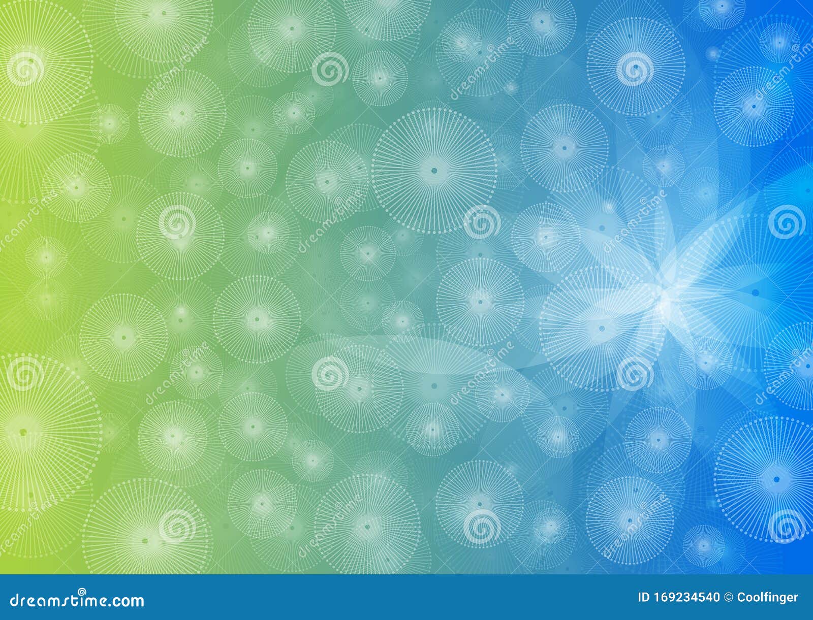 Flower Abstract with Gradient Color Background Stock Vector ...