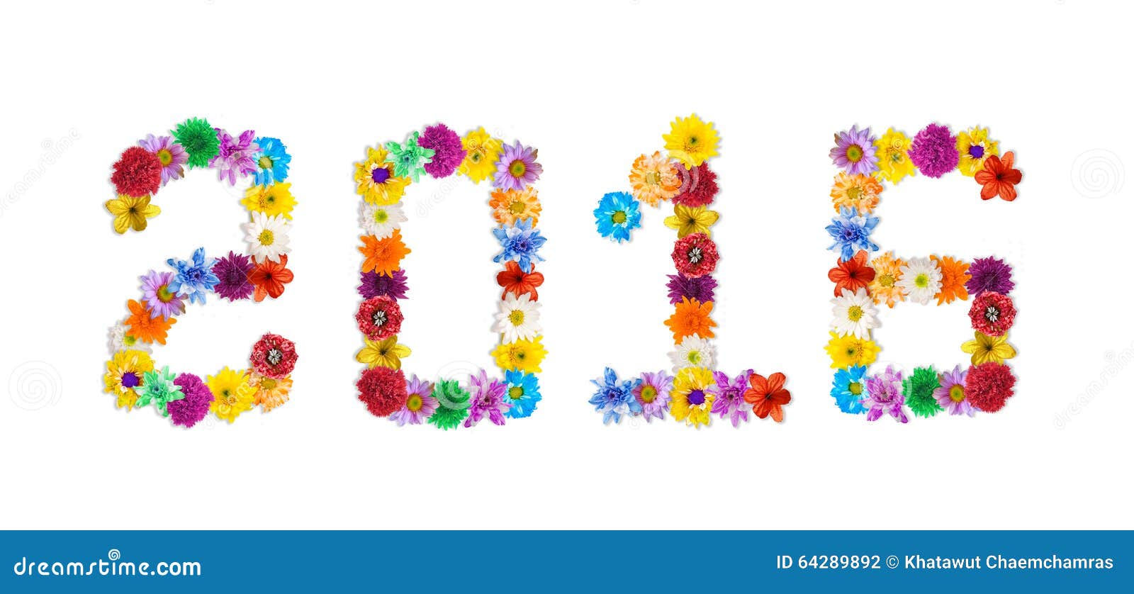 Flower Arrangement is Number 2016 Stock Photo - Image of nature, floral ...