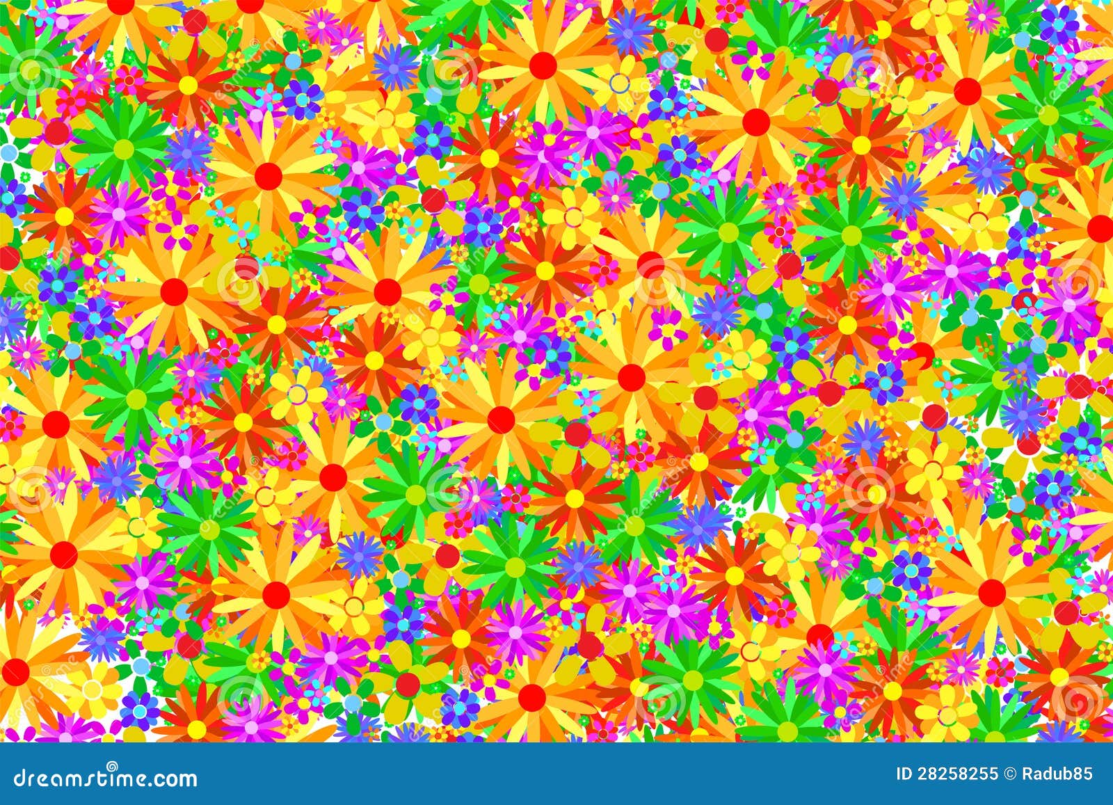 Hippie Flower Background