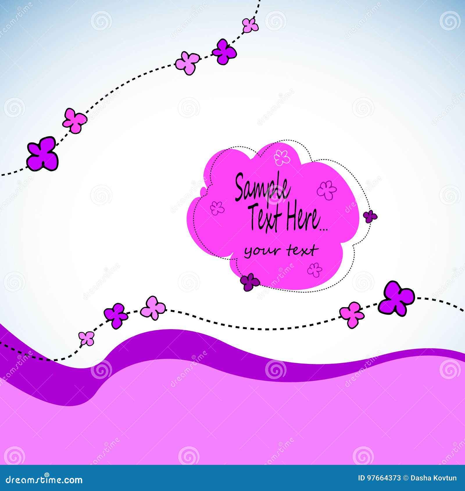 Flower Background Card Postcard Floral Spring Design Greeting ...