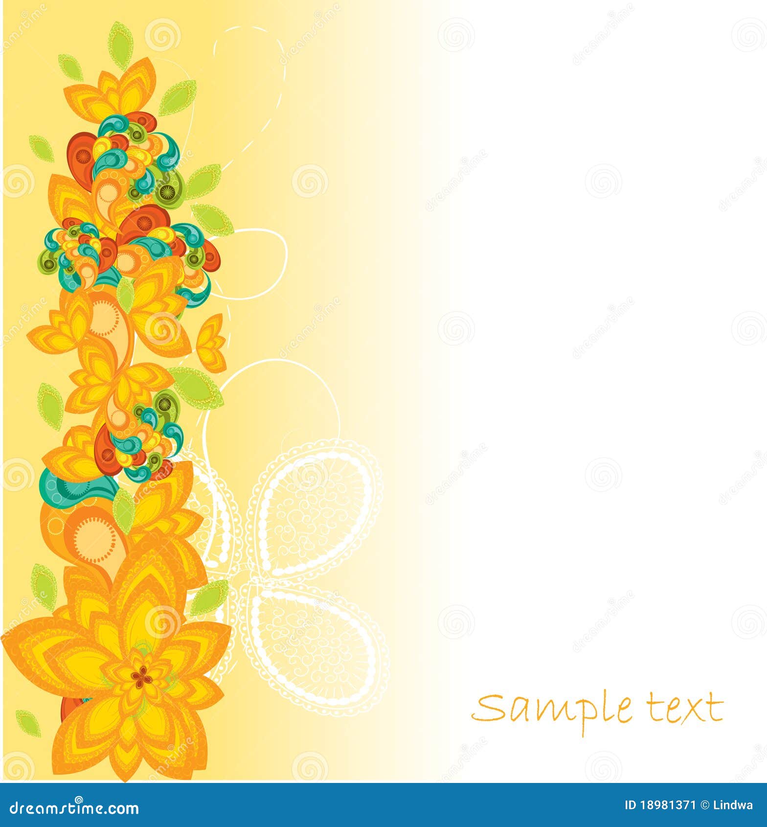Flower Background Design Stock Image - Image: 18981371